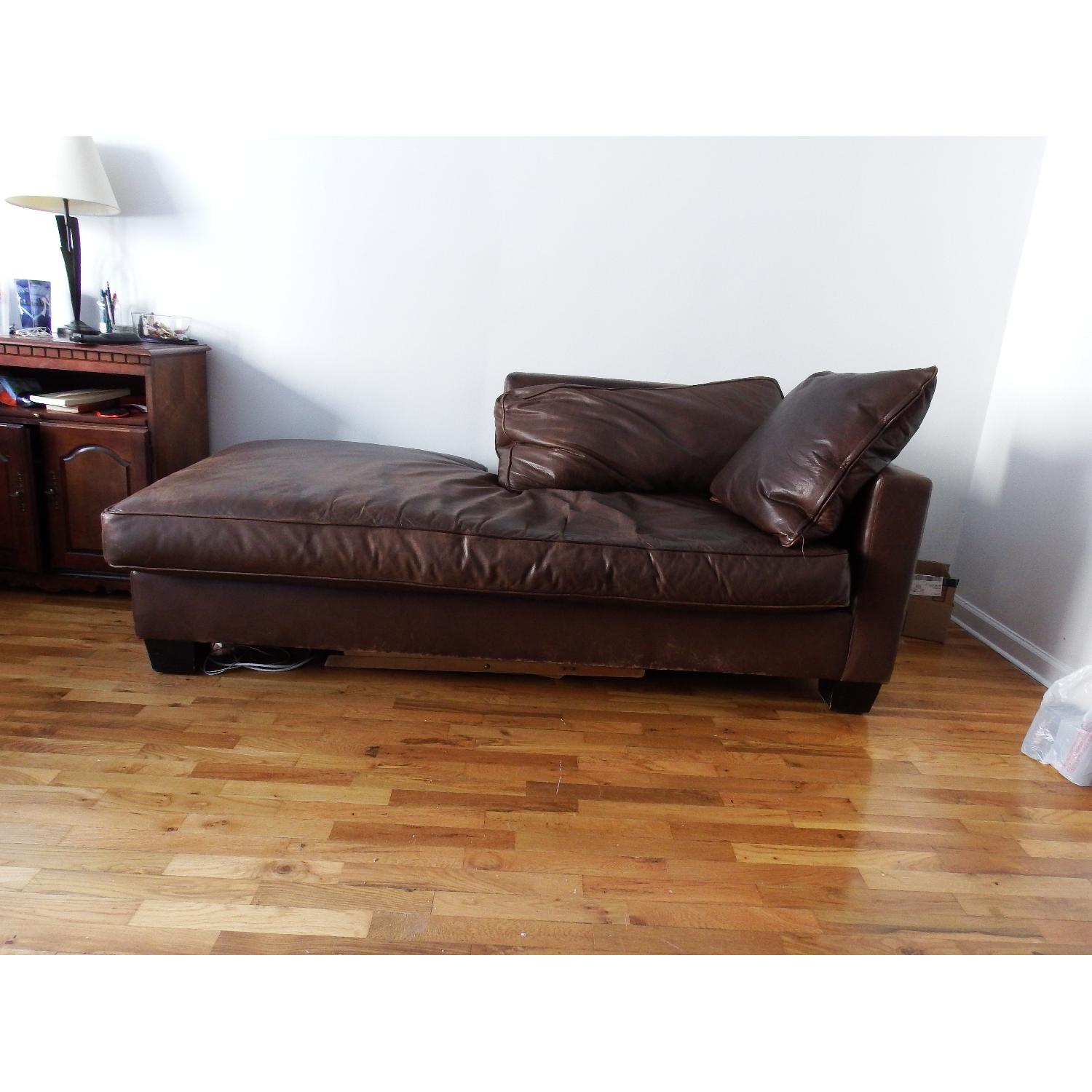 Ralph Lauren Duck Feather Chaise Lounge - AptDeco