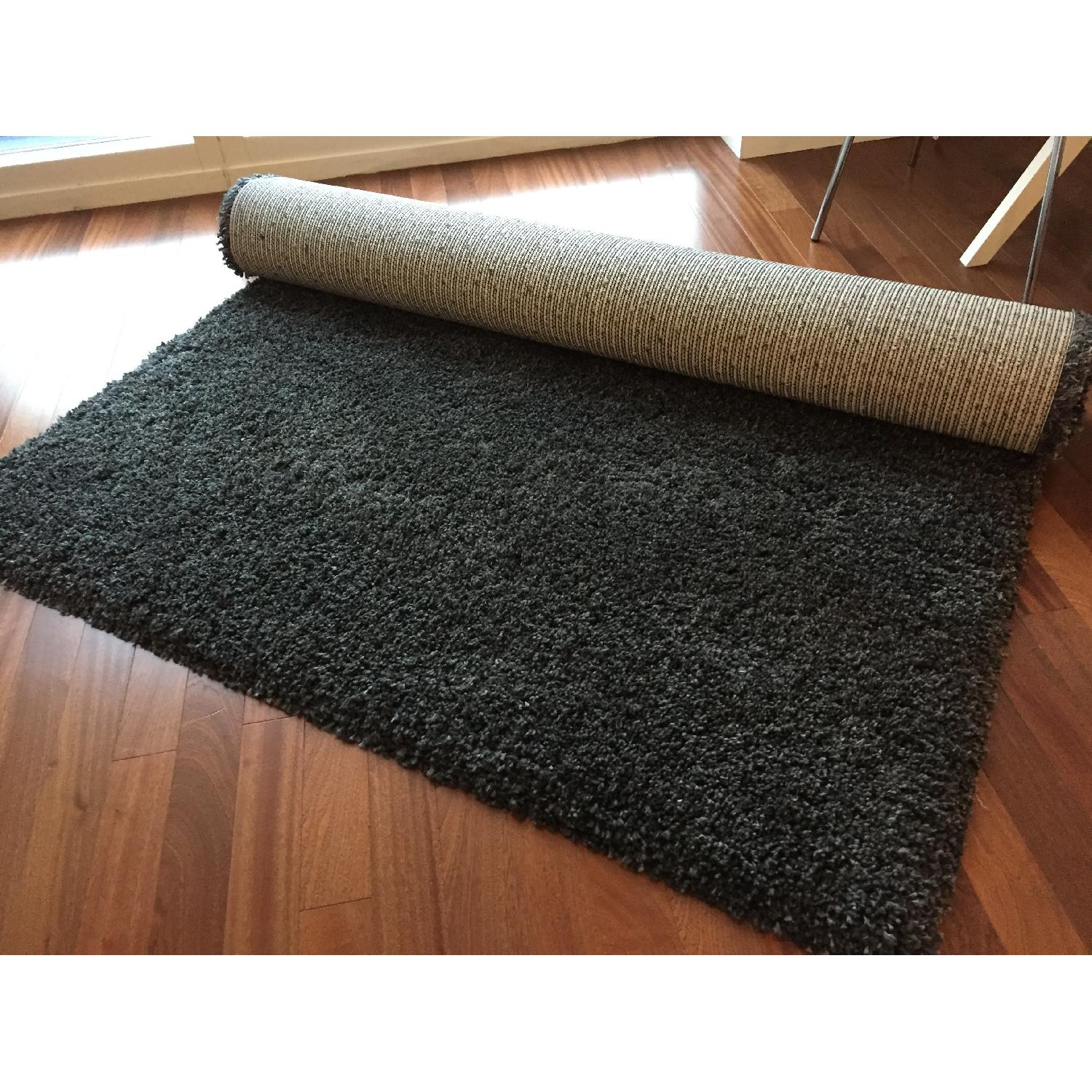 Crate & Barrel Memphis Steel Rug - AptDeco