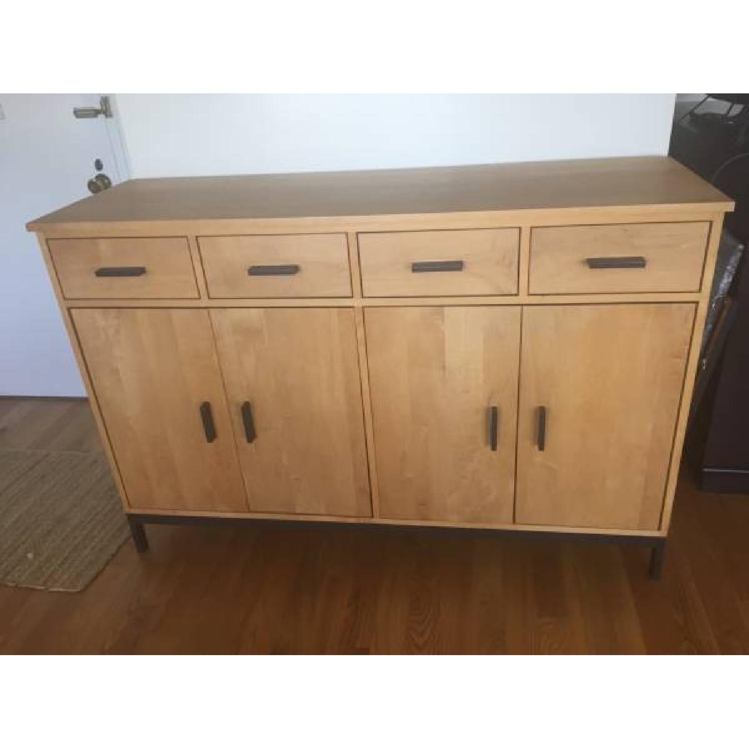 Restoration Hardware Wood & Metal Sideboard / Buffet - AptDeco