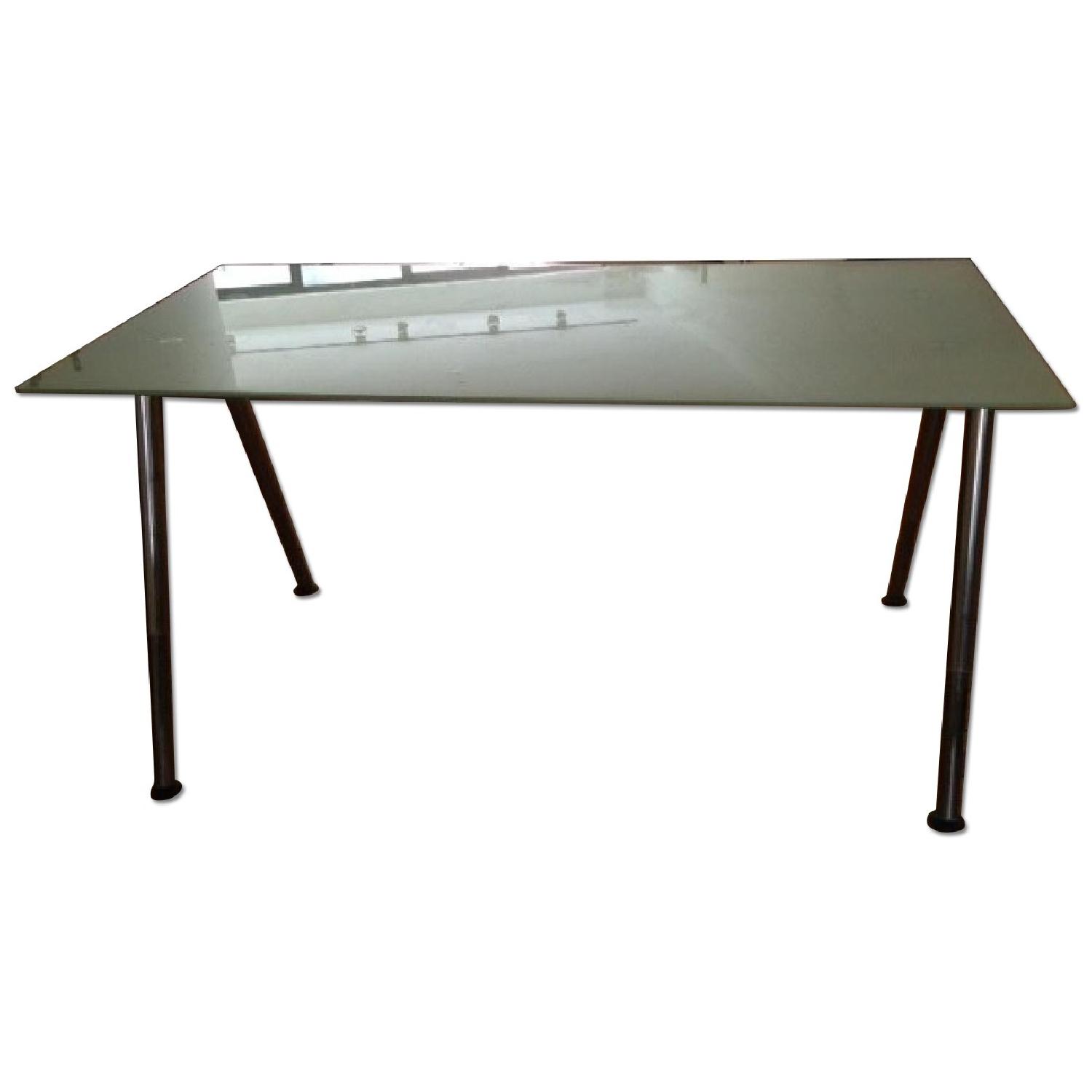 Glass Top Desk - 4 - AptDeco