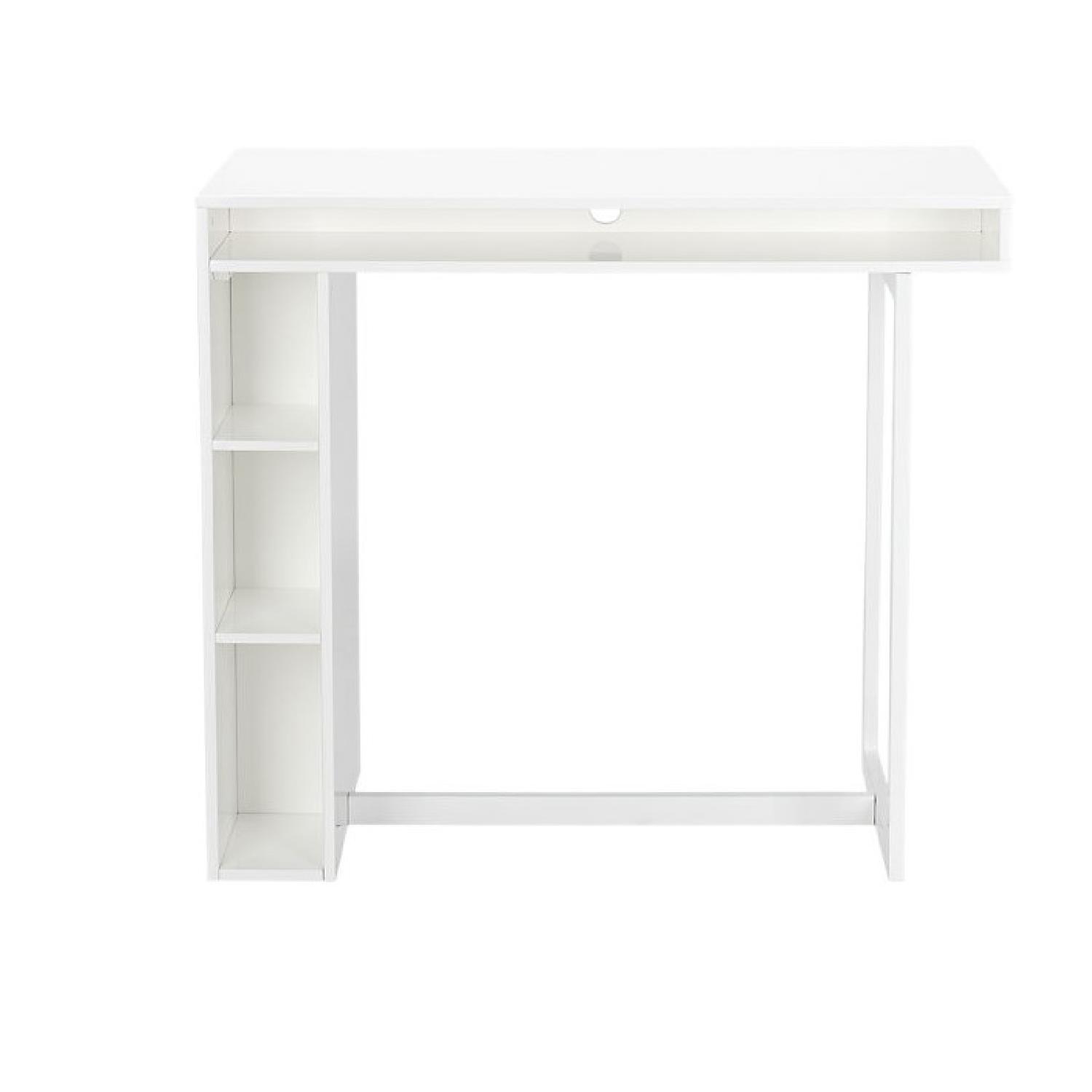 CB2 Public White High Table - AptDeco