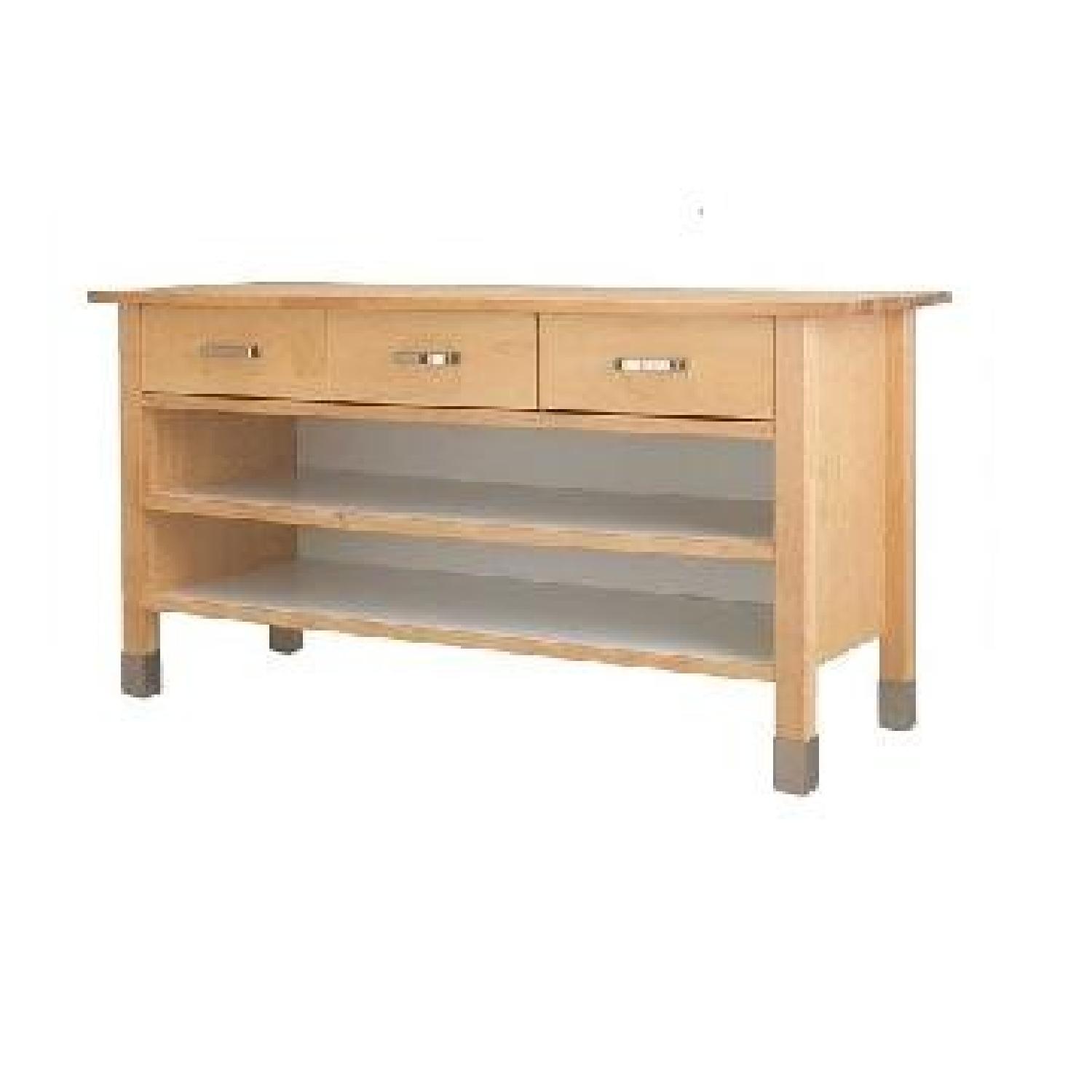 Ikea Wood Kitchen Island/Craft Workbench - AptDeco