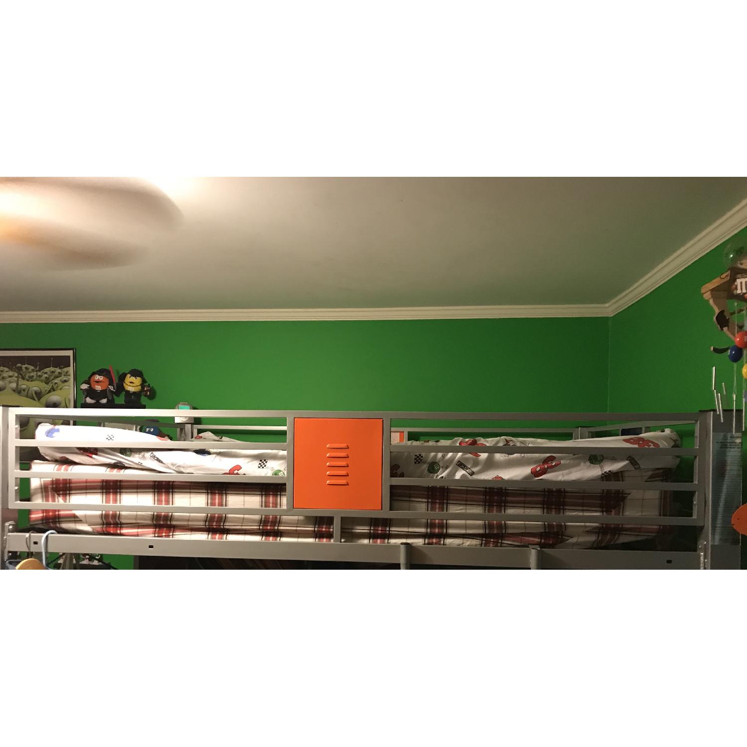 Powell Locker Room Style Full Study Loft Bed - AptDeco