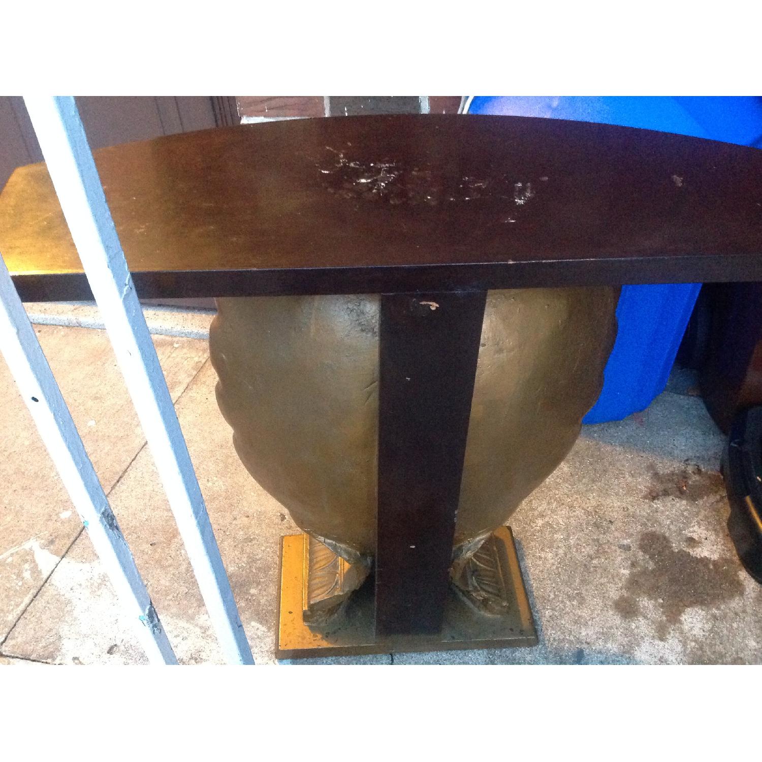 1940's Clam Shell Table - AptDeco