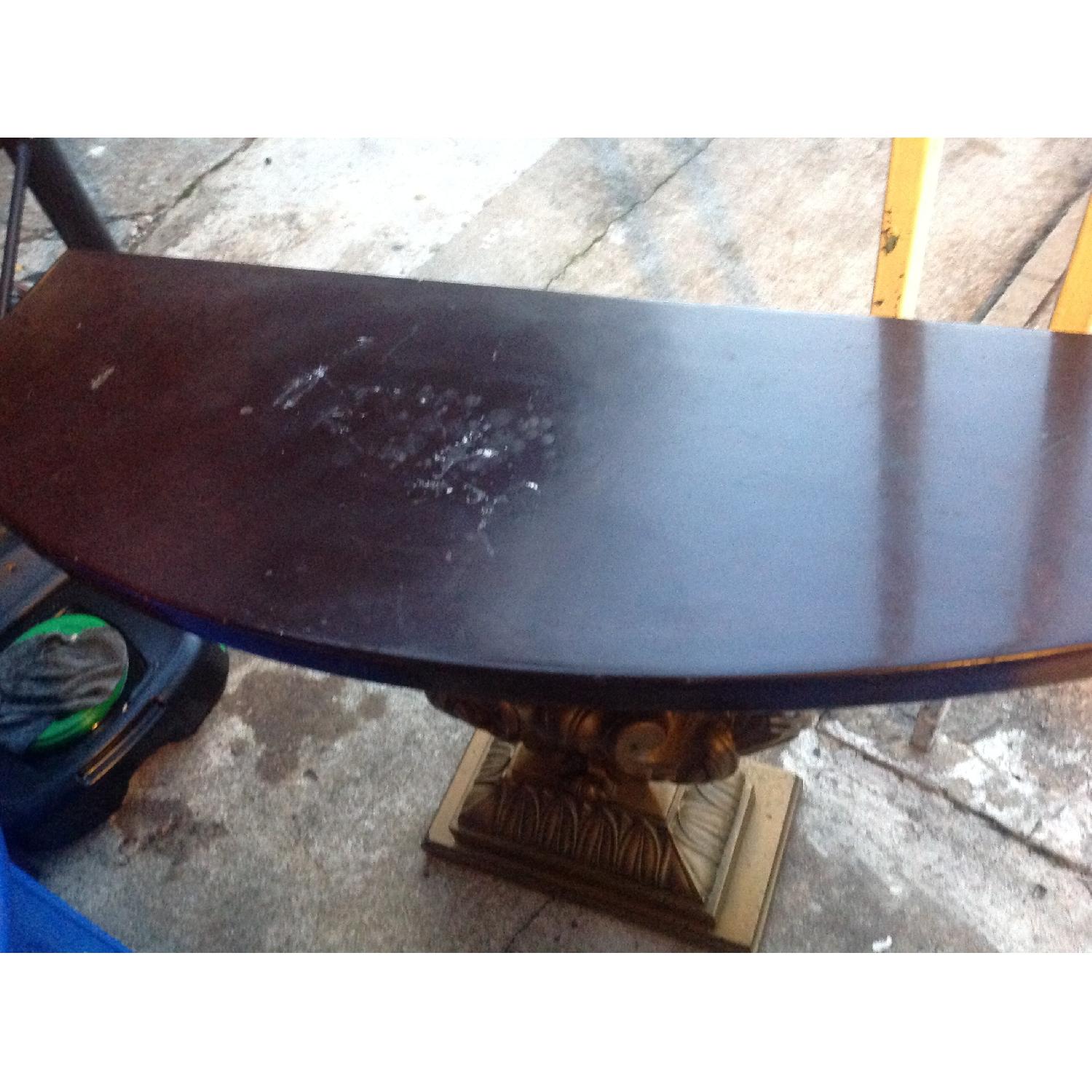 1940's Clam Shell Table - AptDeco