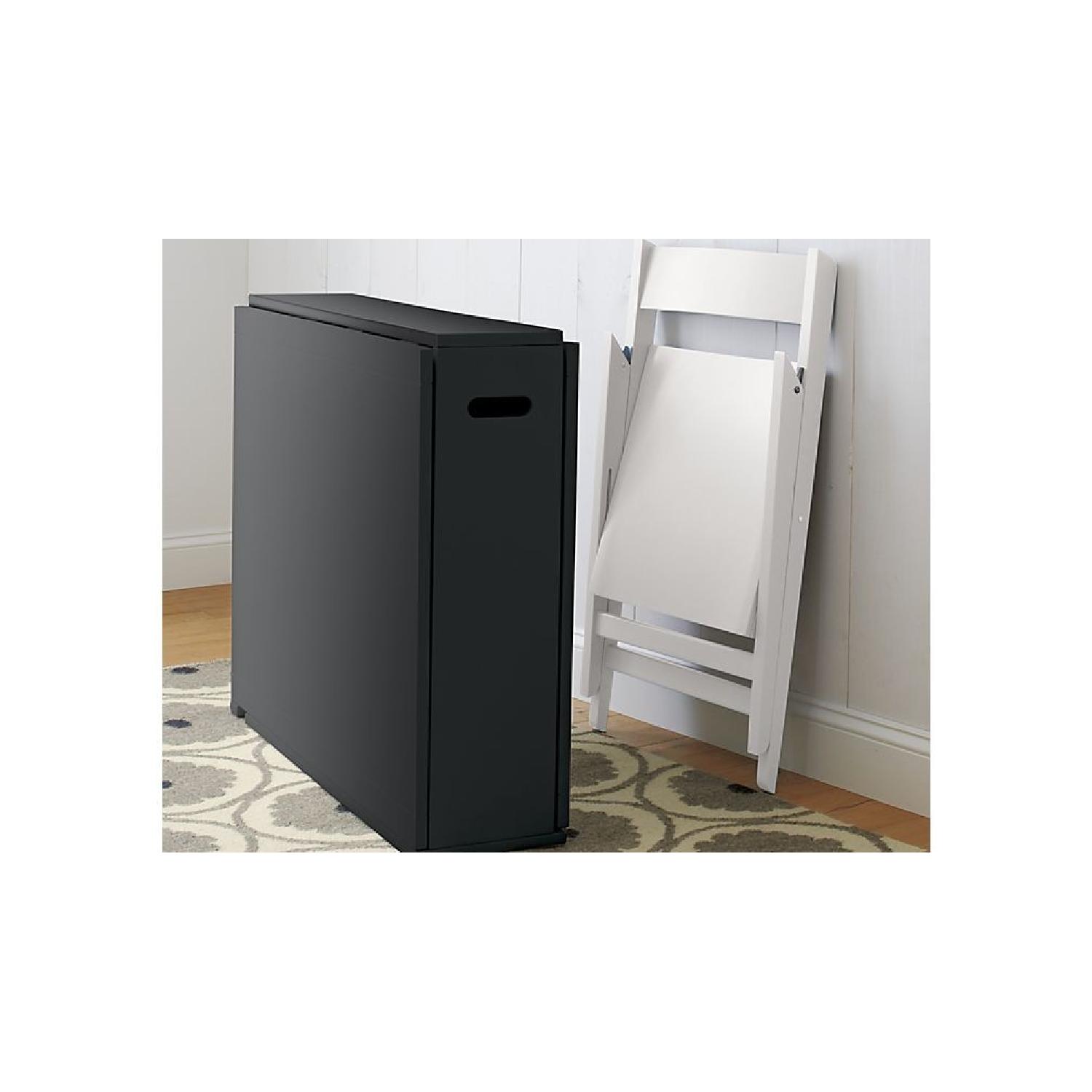 Crate & Barrel Gateleg Dining Table - AptDeco