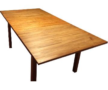 Ikea Solid Wood Dining Table - AptDeco