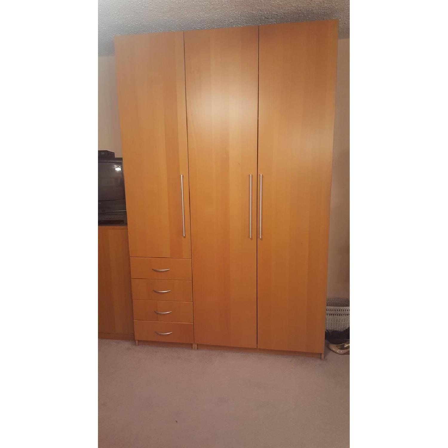 3 Column Wardrobe/Armoire - AptDeco