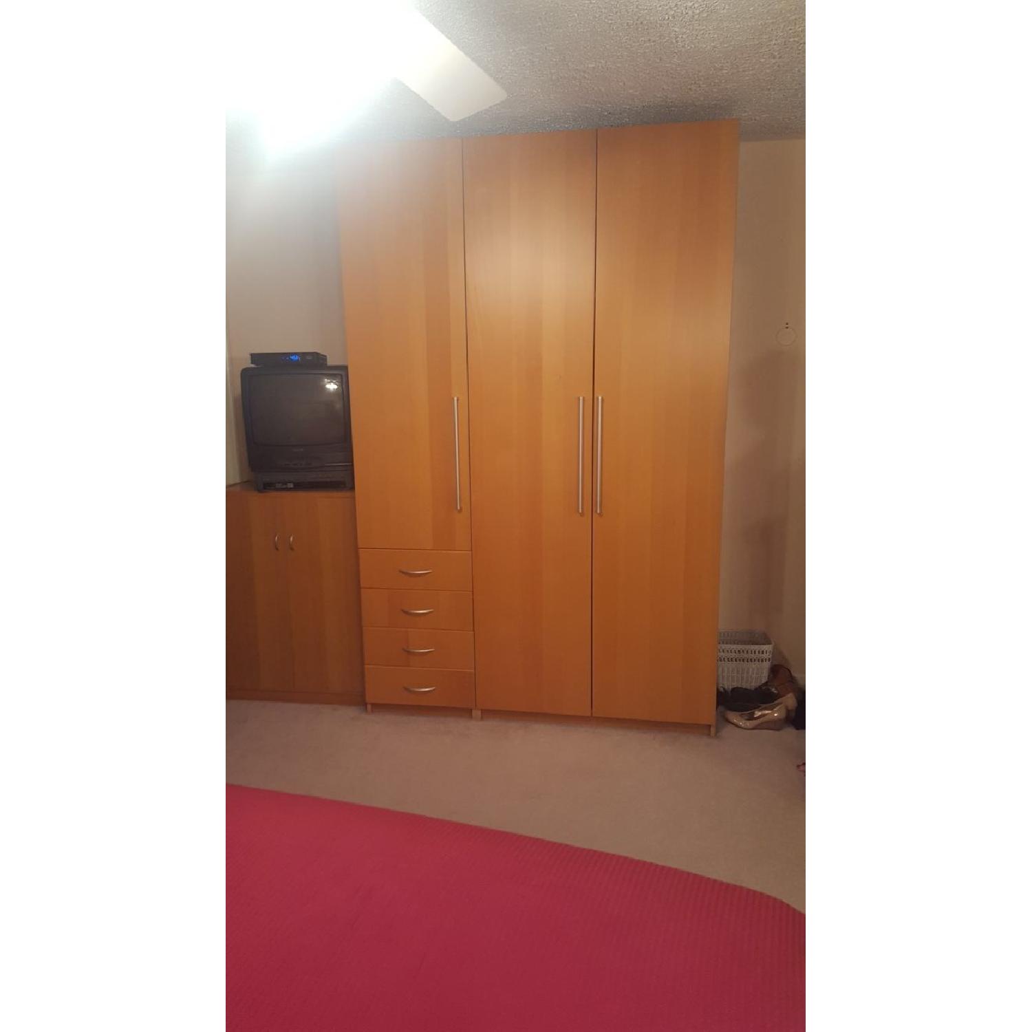 3 Column Wardrobe/Armoire - AptDeco