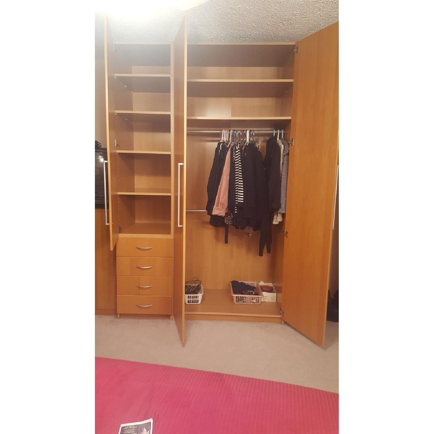 3 Column Wardrobe/Armoire - AptDeco