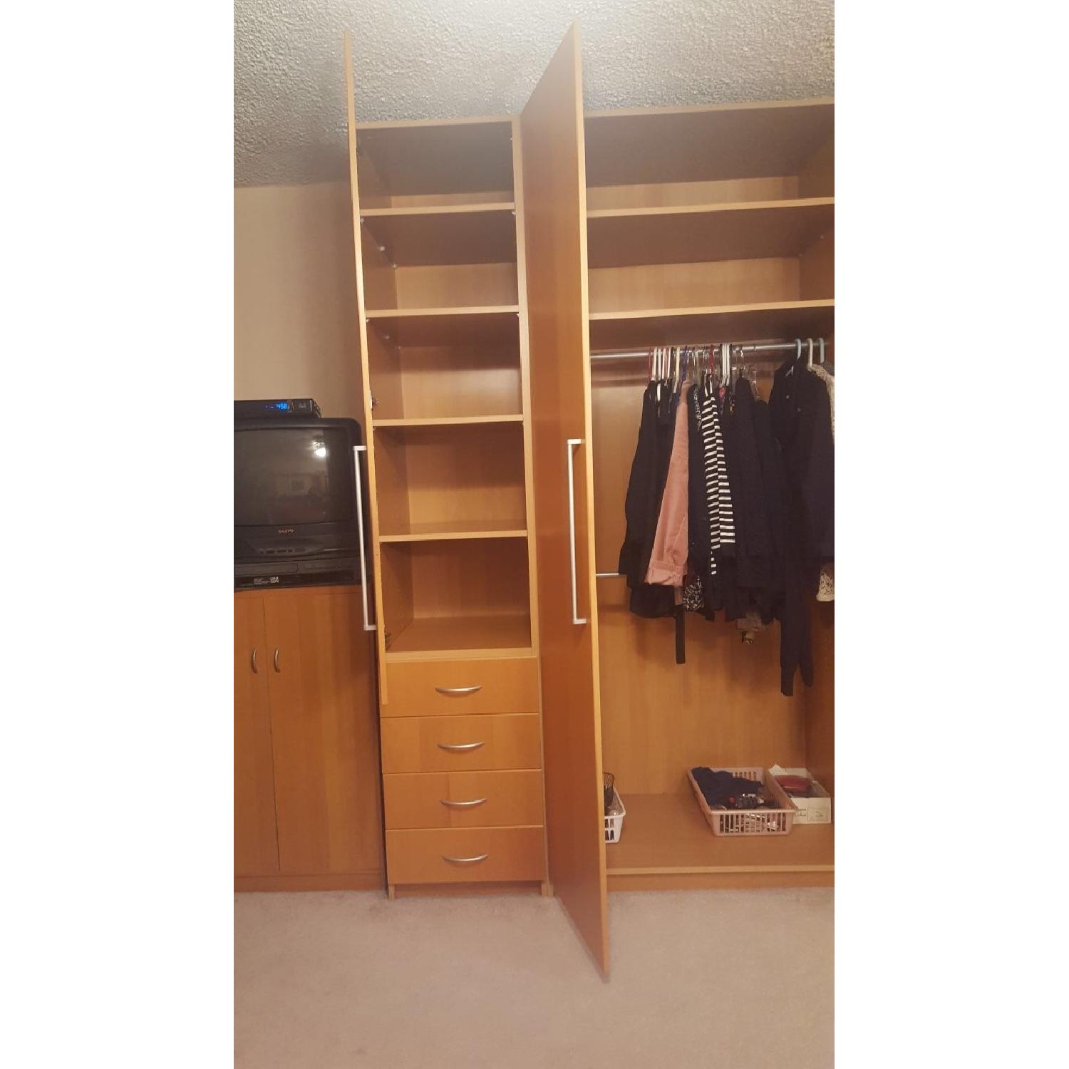 3 Column Wardrobe/Armoire - AptDeco