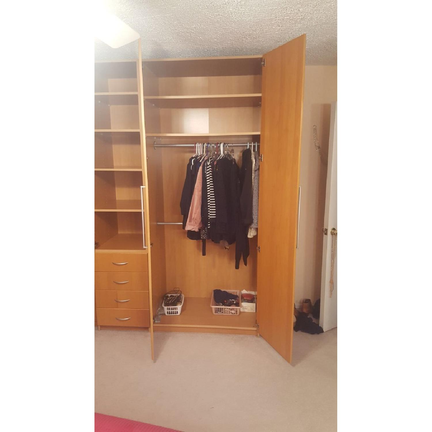 3 Column Wardrobe/Armoire - AptDeco