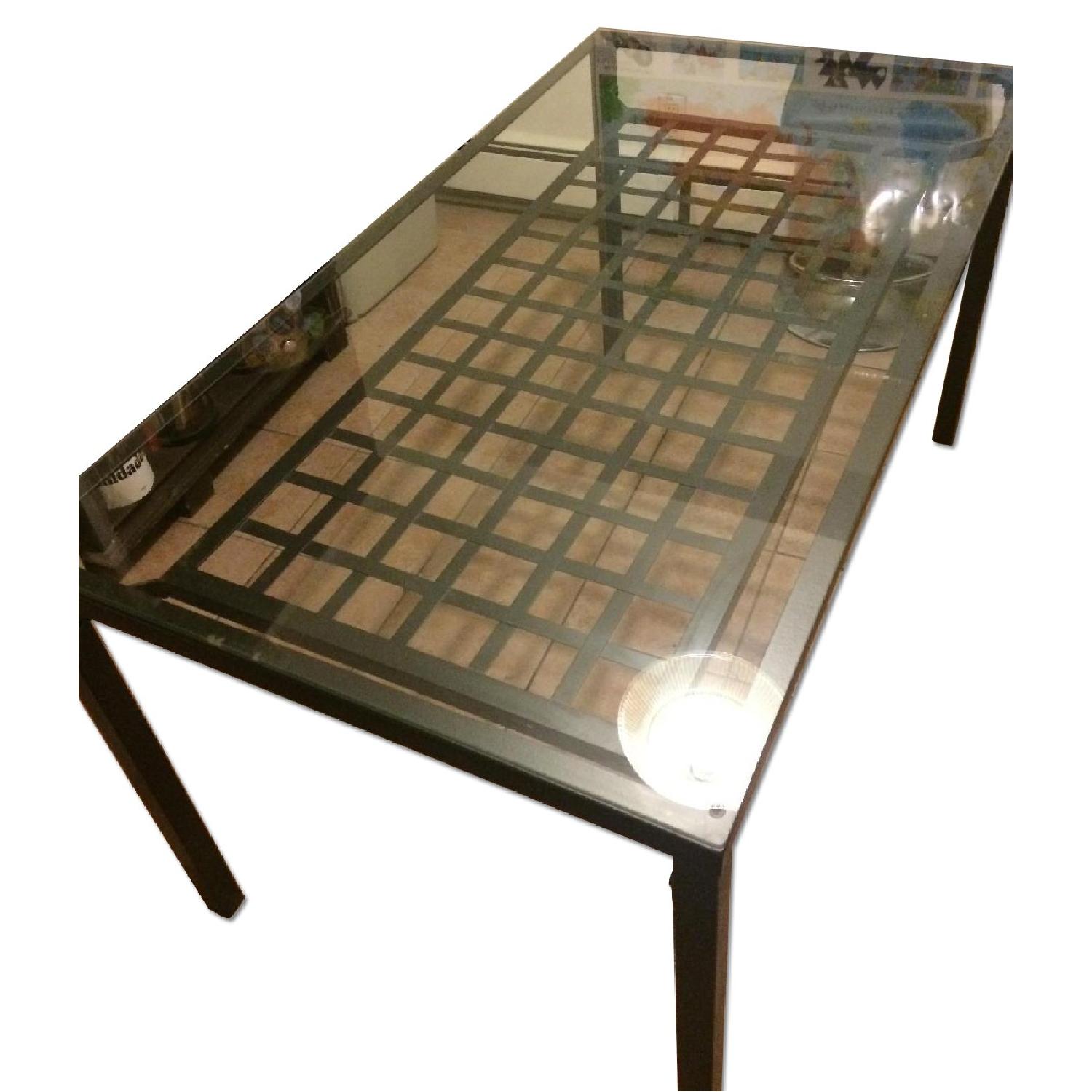 Ikea Granas Glass Dining Table - AptDeco