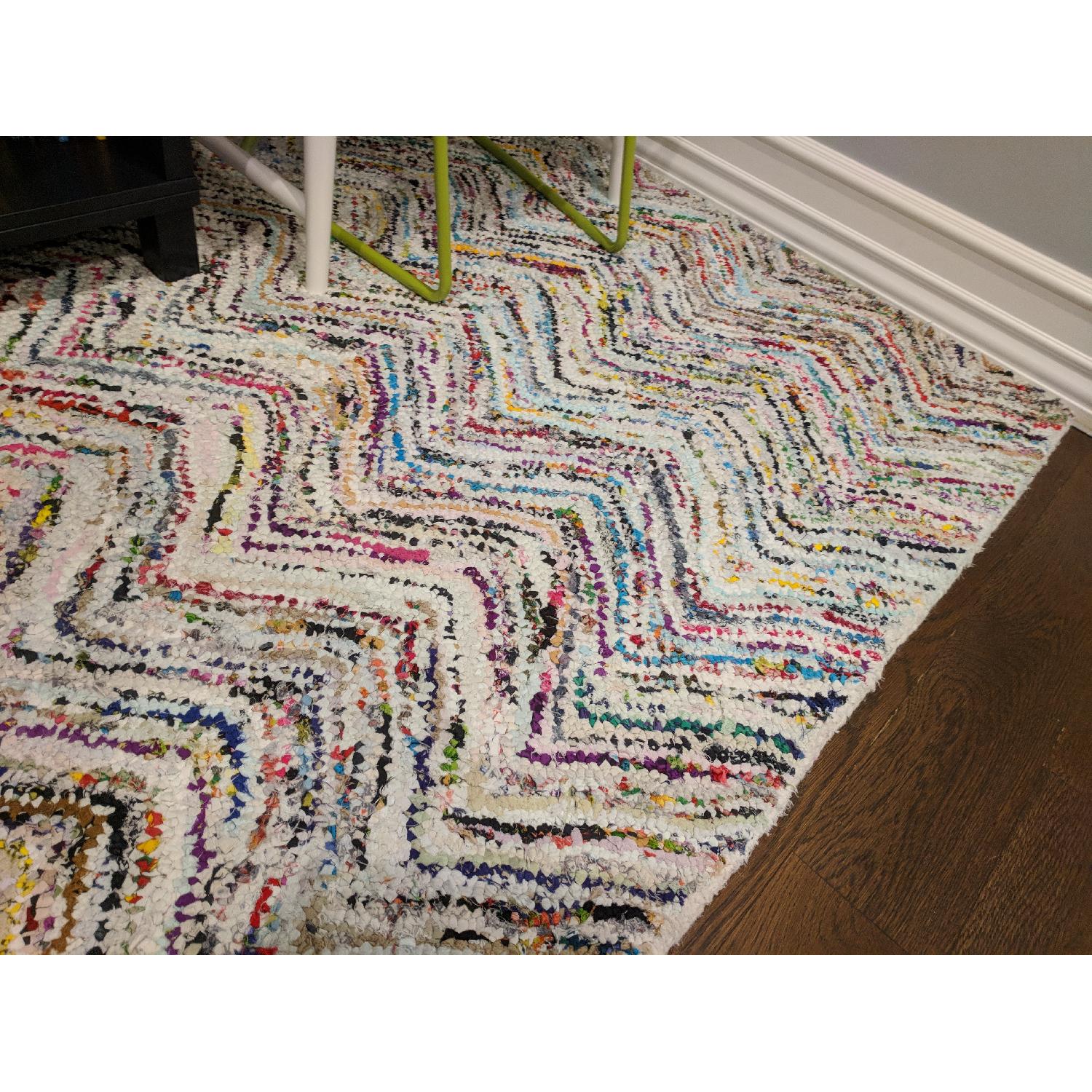 Land of Nod Color Static Rug - AptDeco