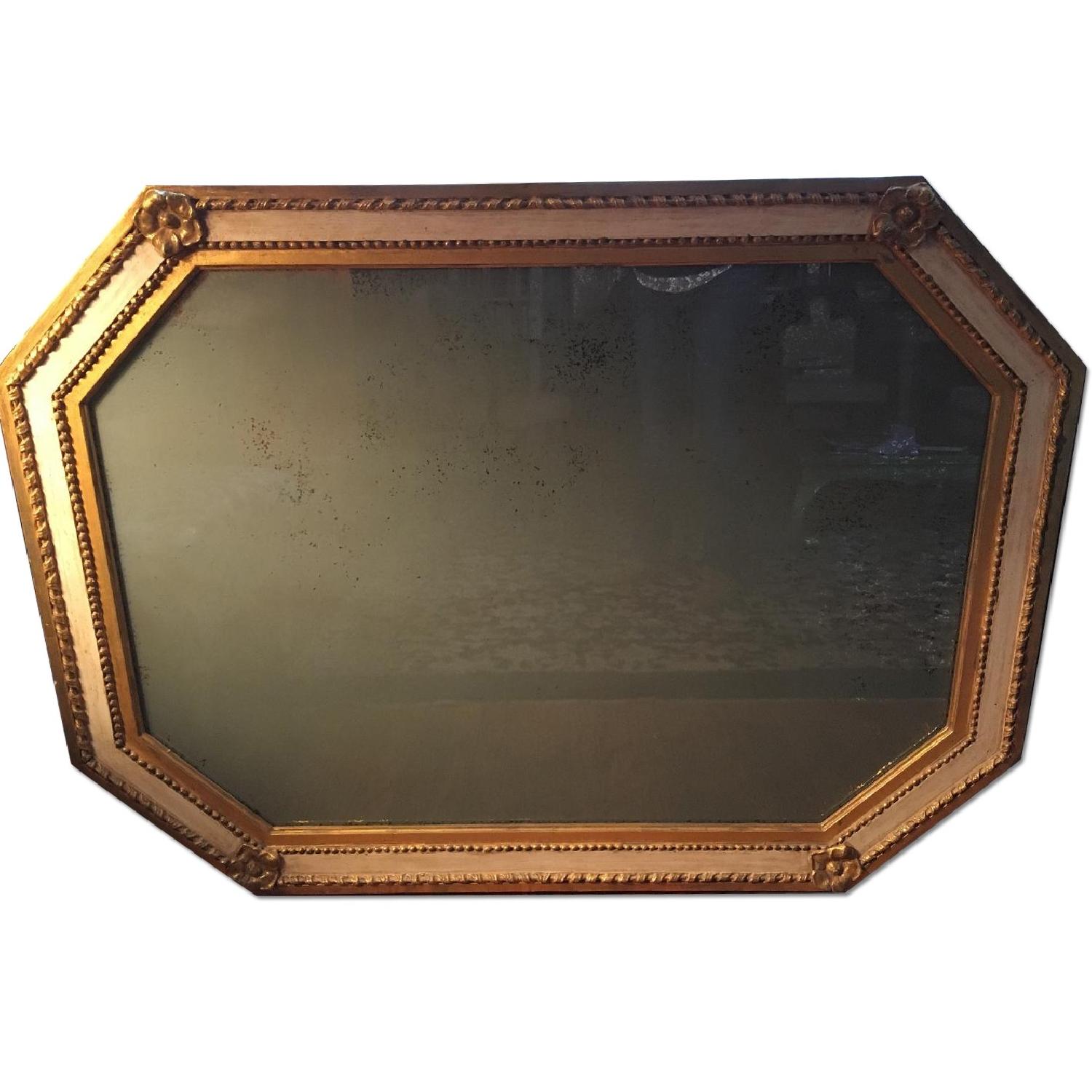 Custom Made Mirror w/ Wood Frame - AptDeco
