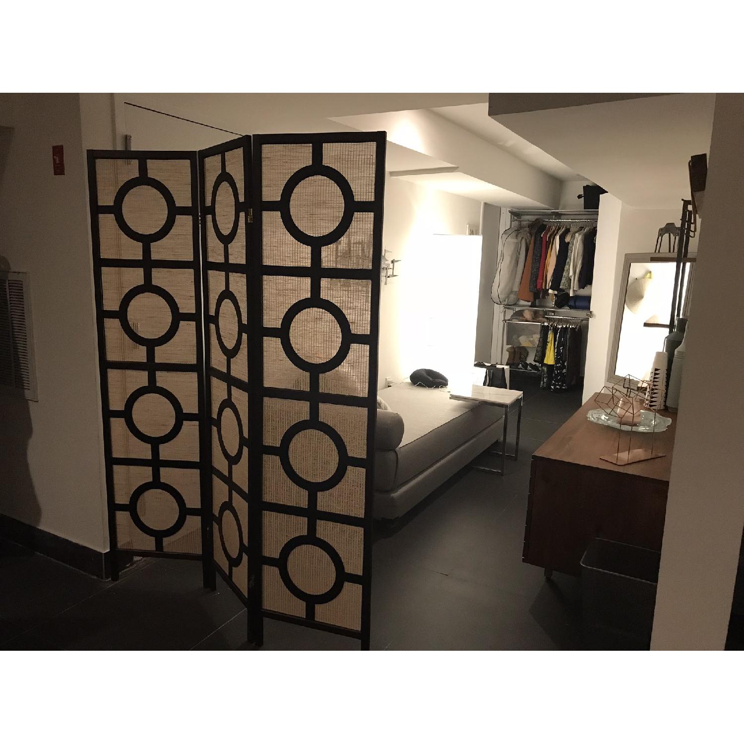 CB2 Edessa Grey Sleeper Sofa/Futon - AptDeco