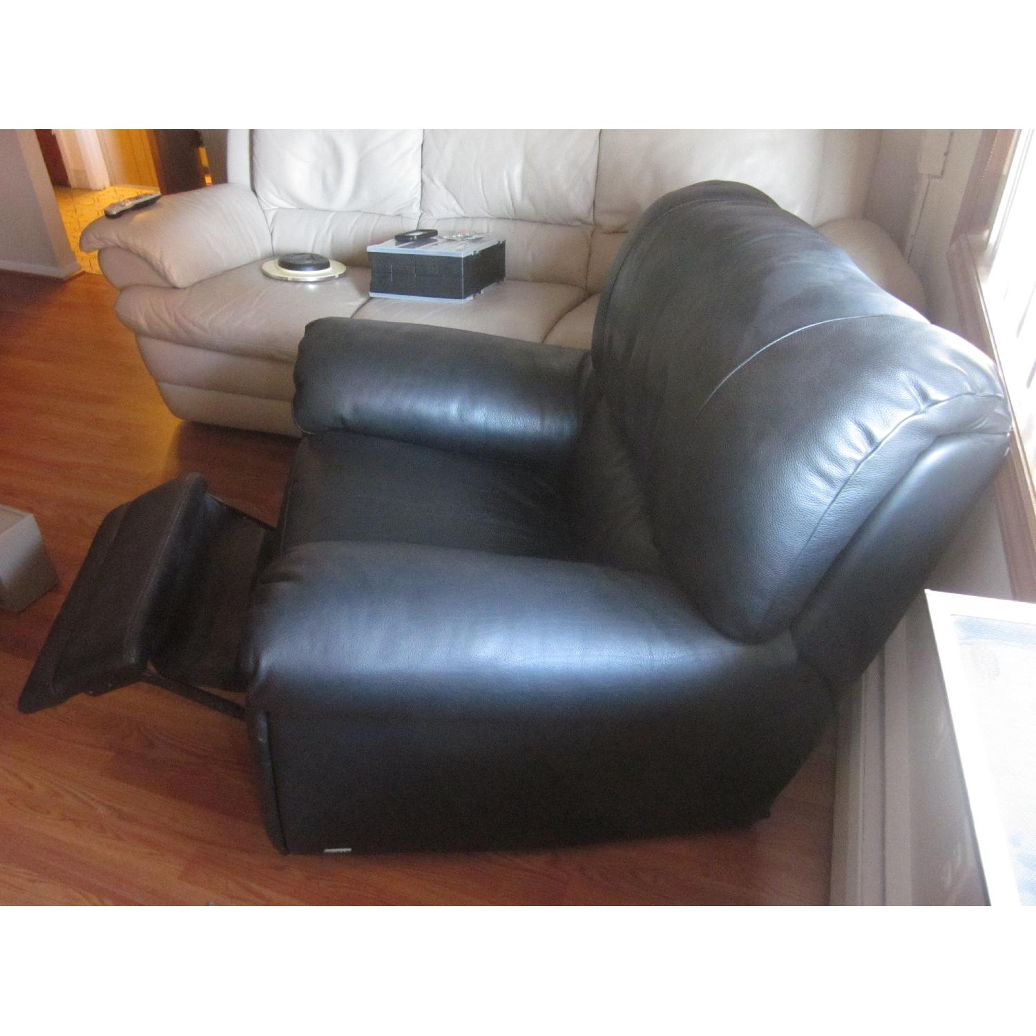Natuzzi Swivel Rocker Recliner - AptDeco