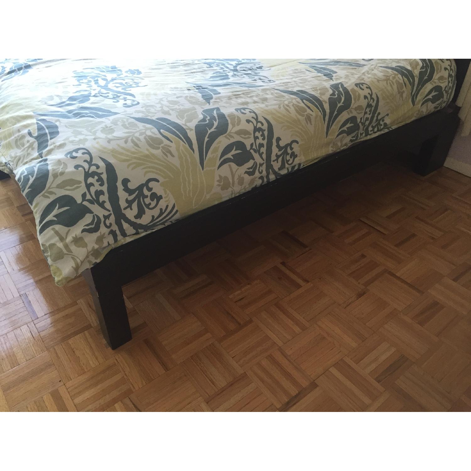 West Elm Quilted Bed Frame w/ Headboard - AptDeco