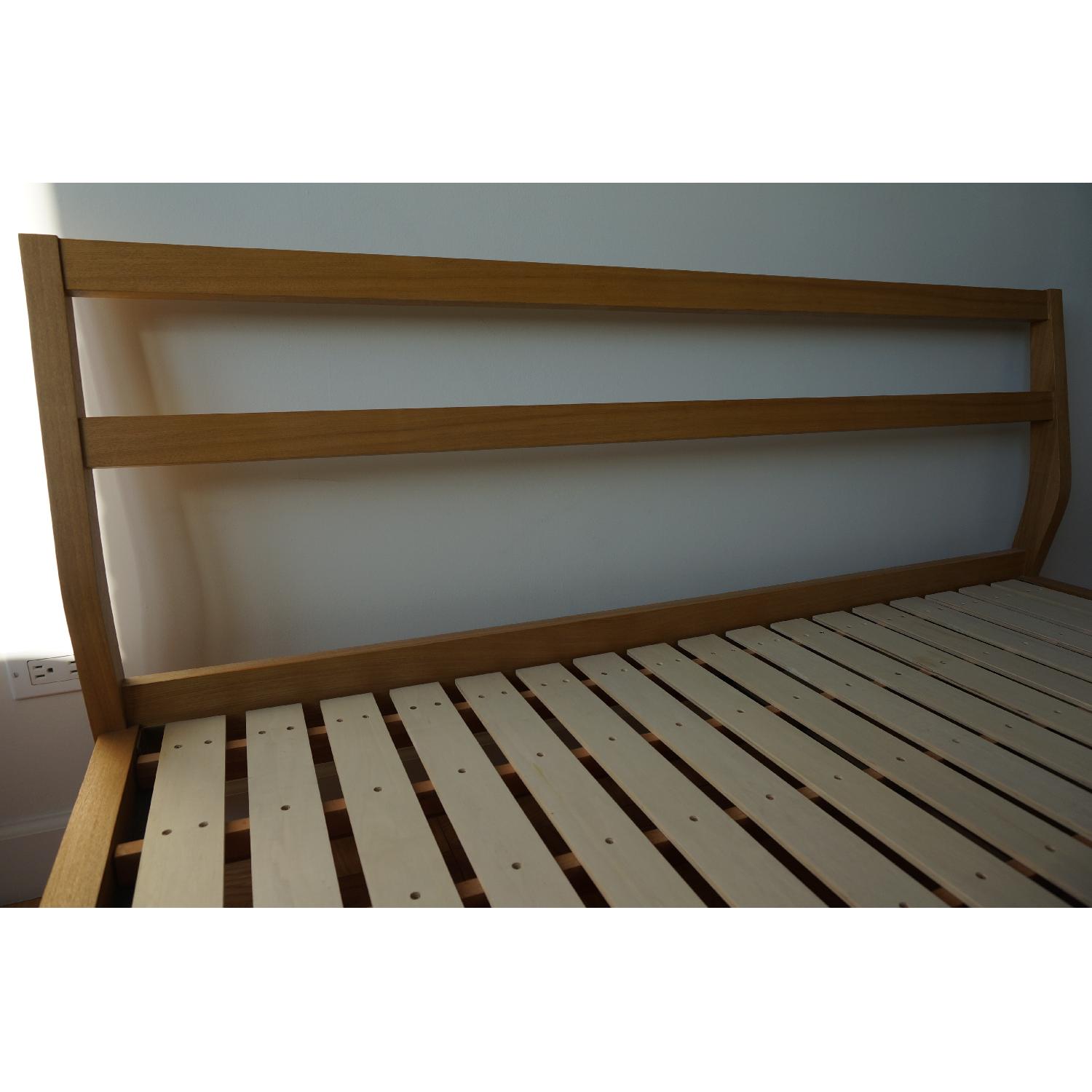 Muji of Japan Ash Wood Queen Bed Frame - AptDeco