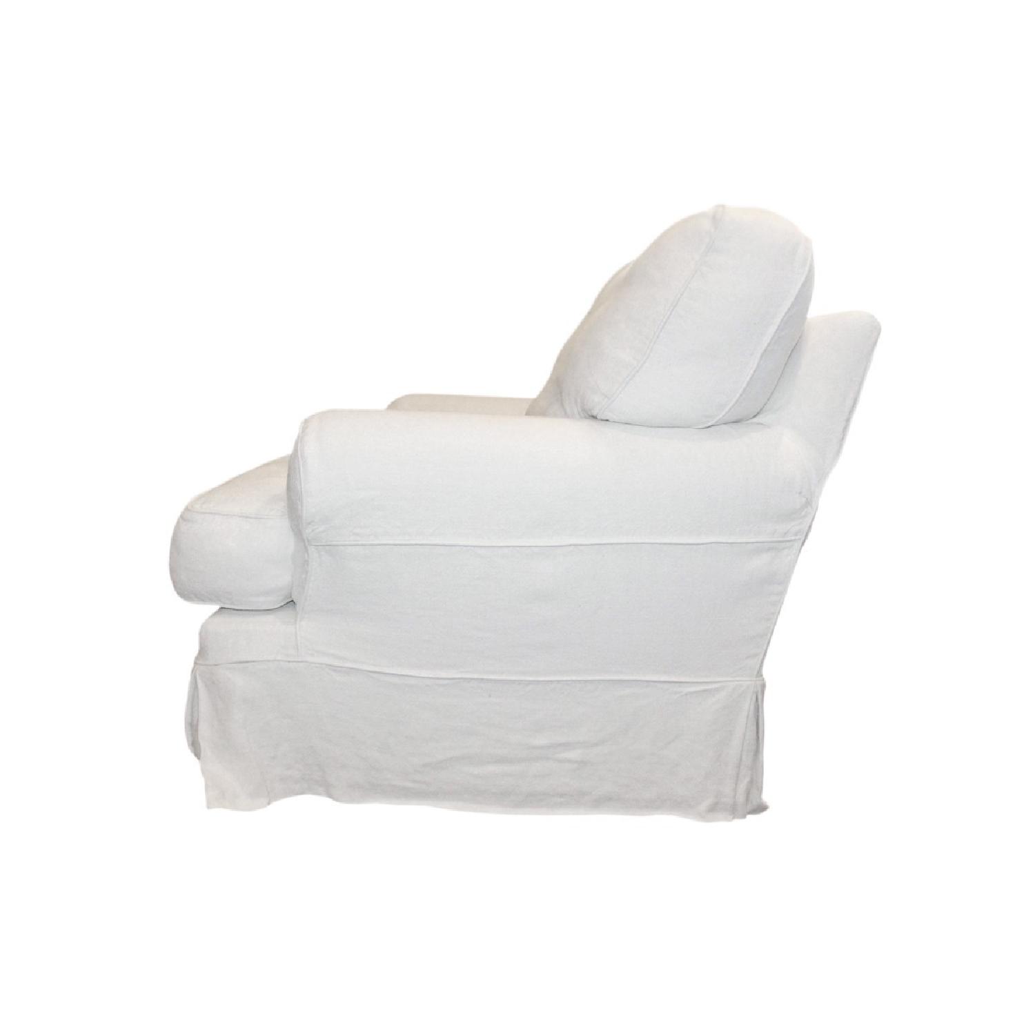 Rachel Ashwell Lounge Chair & Ottoman - AptDeco