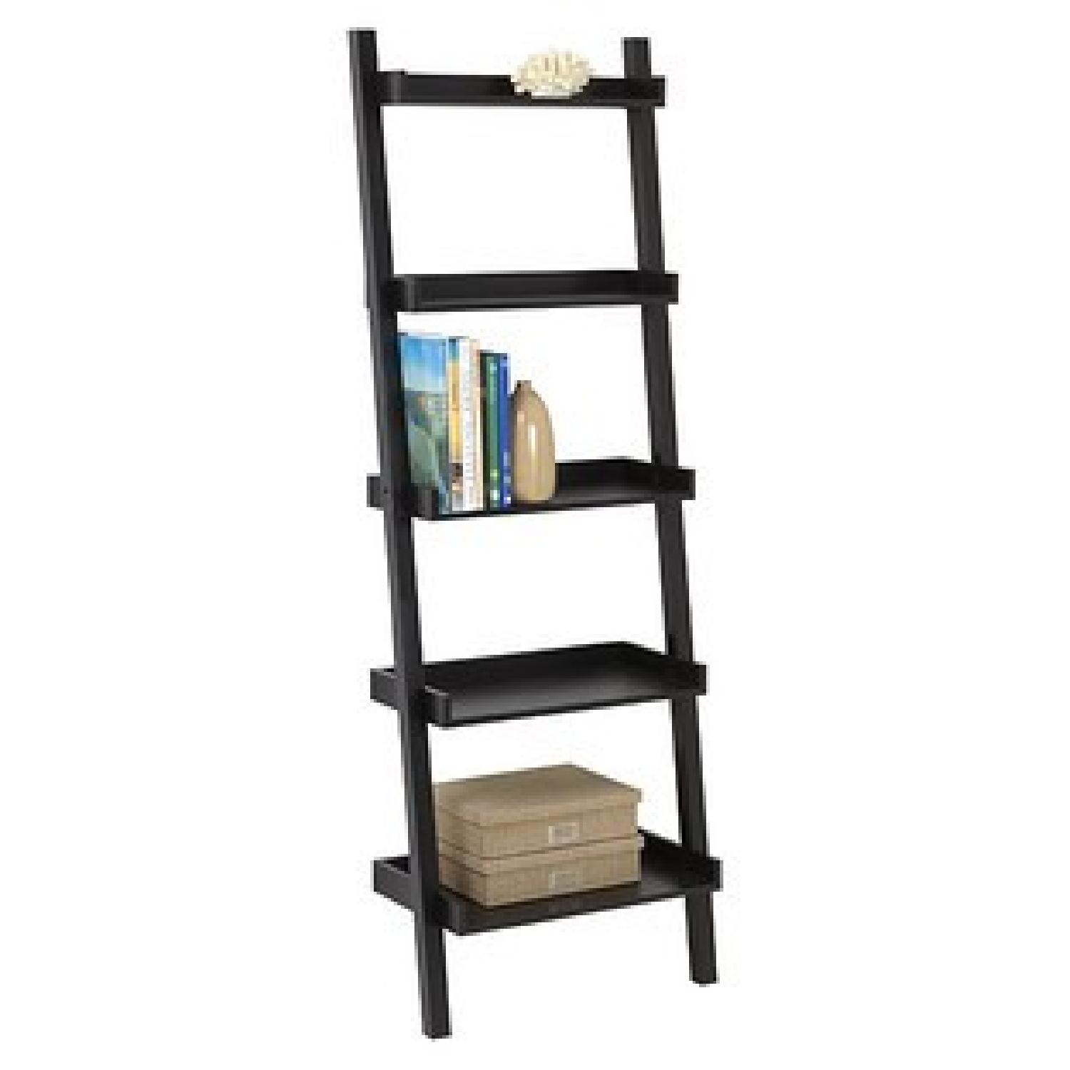 Container Store Linea Leaning Bookcase Shelves - AptDeco