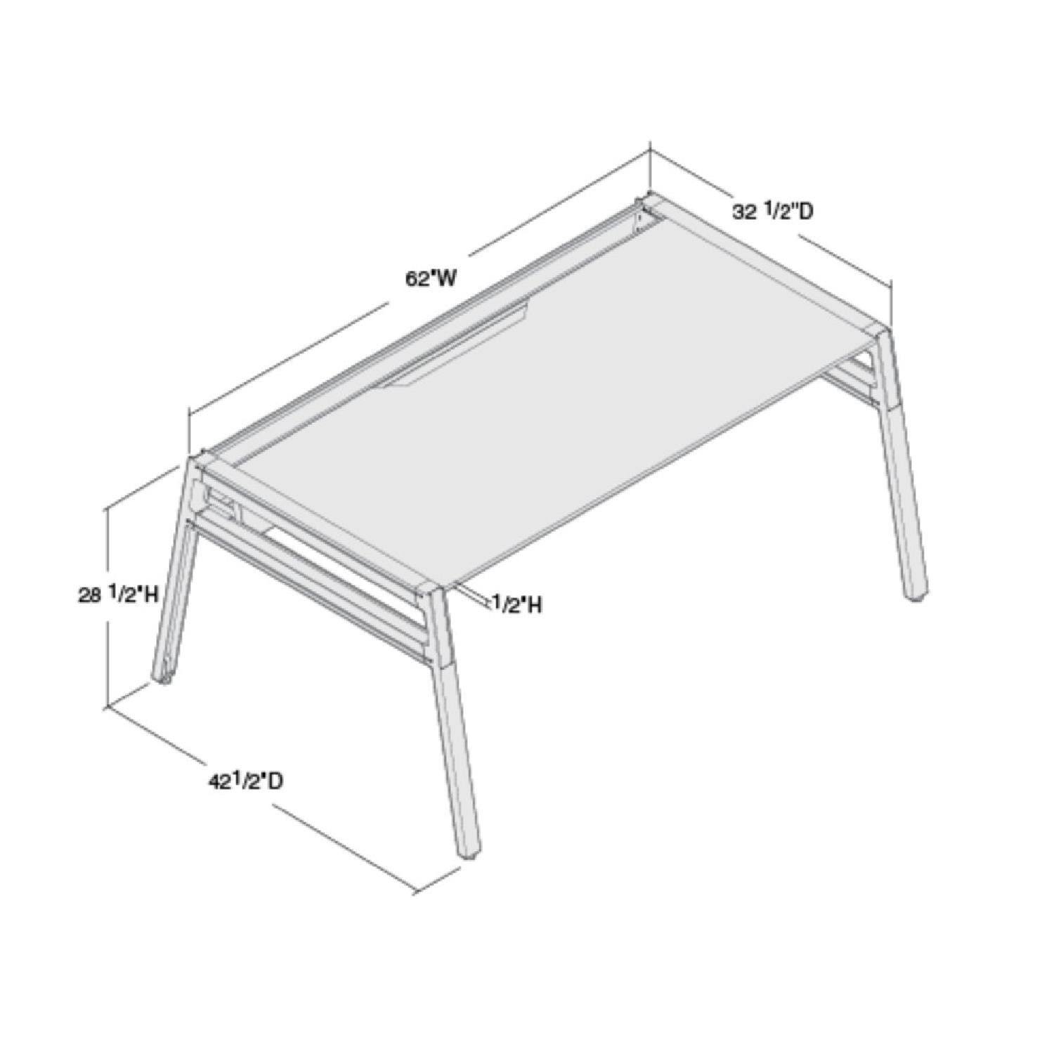 Steelcase Bivi Desk Table - AptDeco