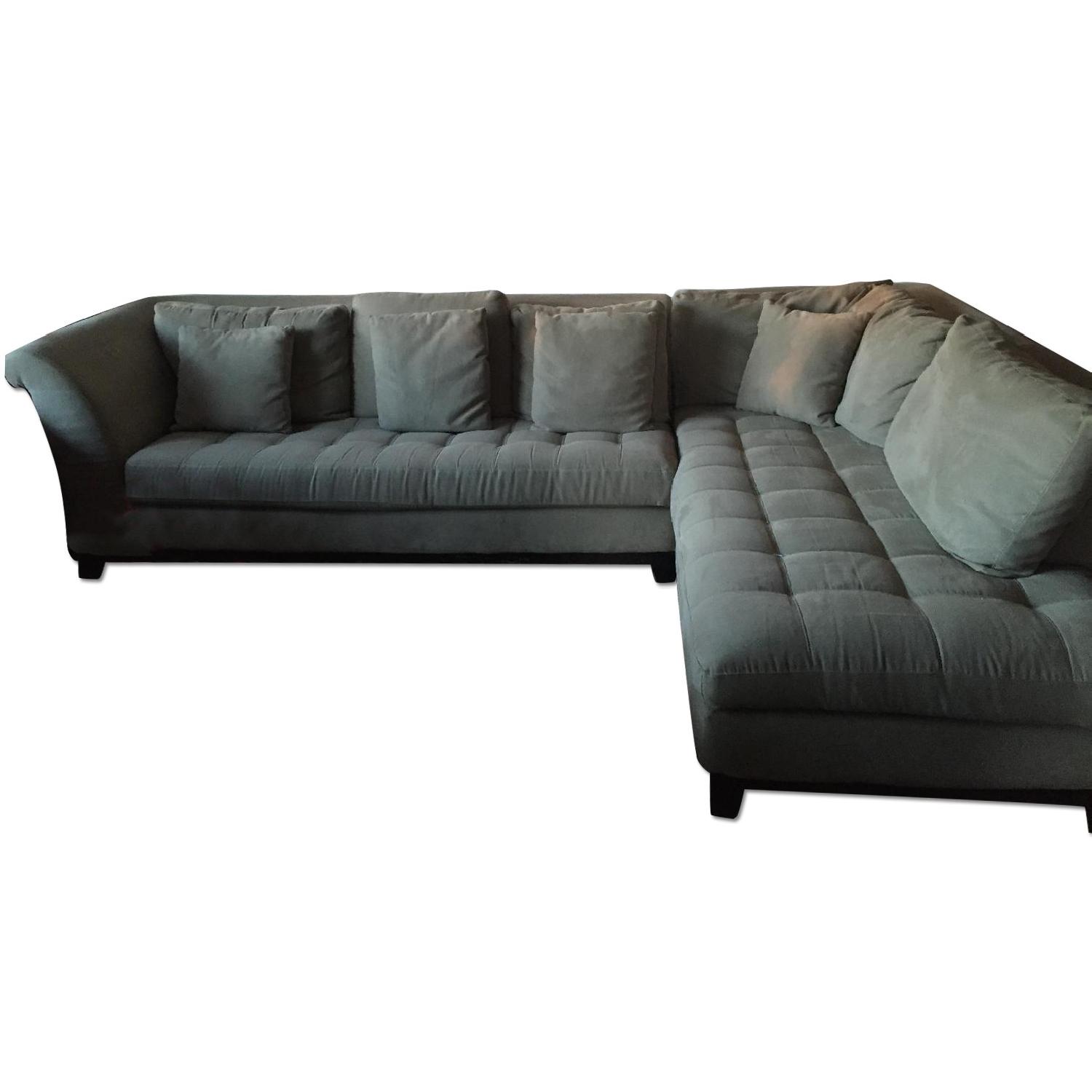 L-Shaped 2-Piece Sectional Sofa - AptDeco