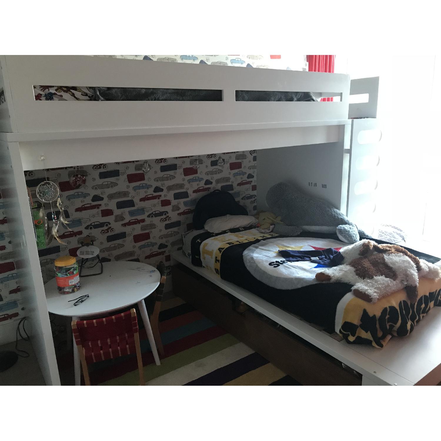 DucDuc Alex Bunk Bed in Walnut - AptDeco