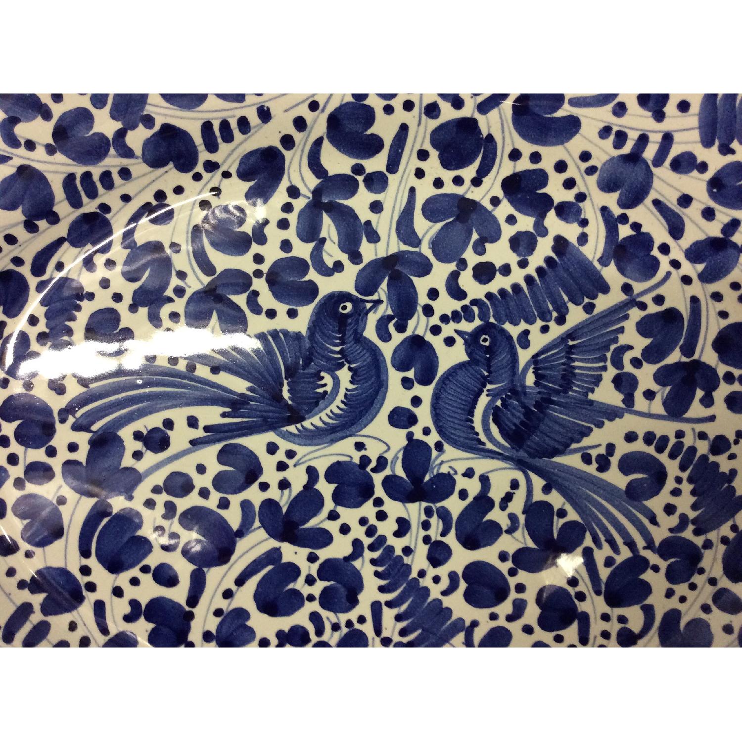 Deruta Arabesco Scalloped Large Platter - AptDeco