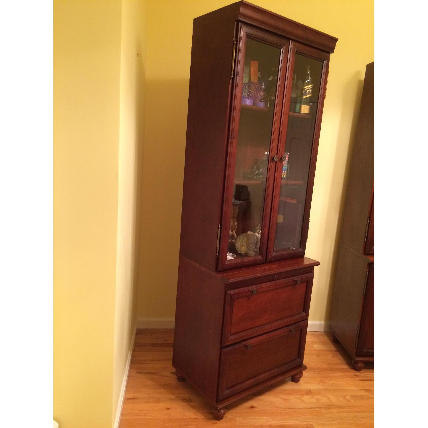 Bombay & Co. Bookcase w/ Storage - AptDeco