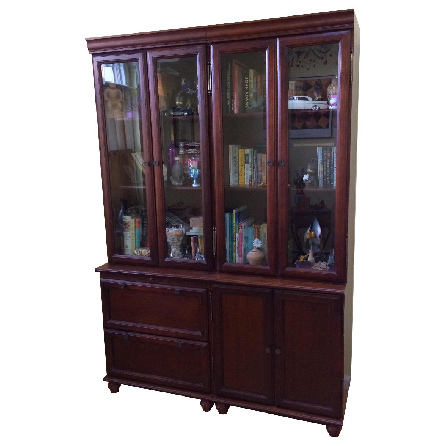 Bombay & Co. Bookcase w/ Storage - AptDeco