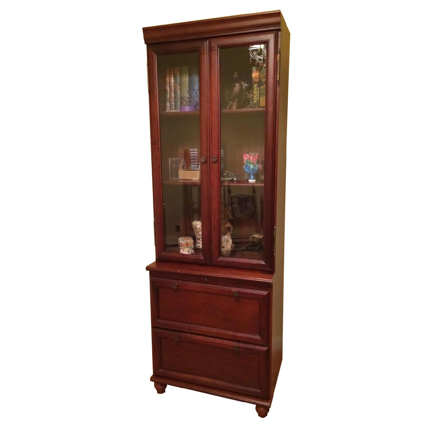 Bombay & Co. Bookcase w/ Storage - AptDeco