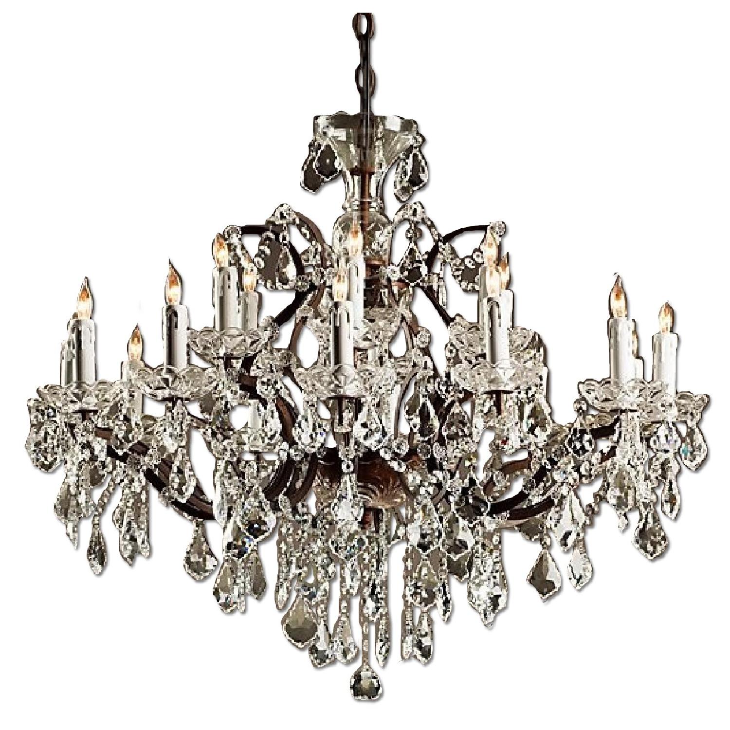Restoration Hardware Rococo Crystal Chandelier - AptDeco