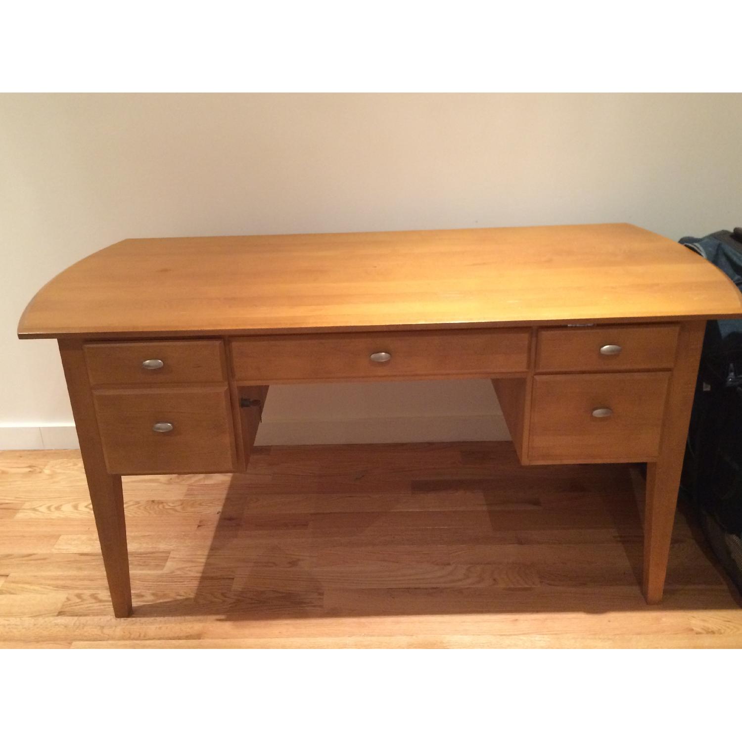 Light Wood Desk - AptDeco