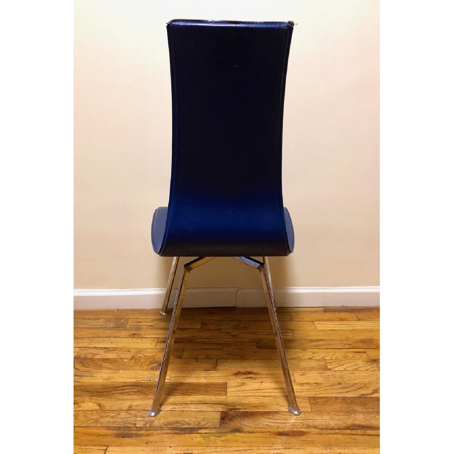 Theodores Modern Blue Italian Design Dining Chair - AptDeco