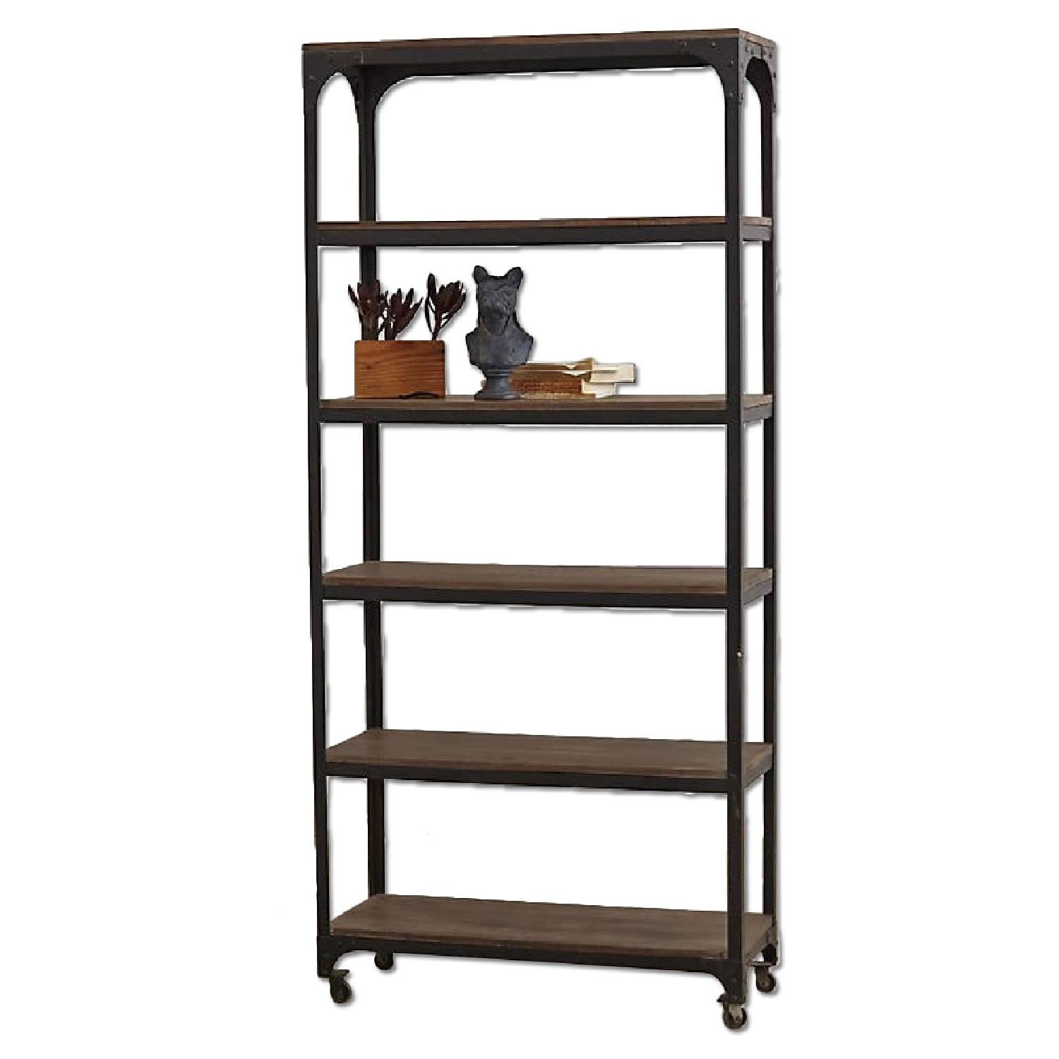 Anthropologie Decker Five-Shelf Bookshelf - AptDeco