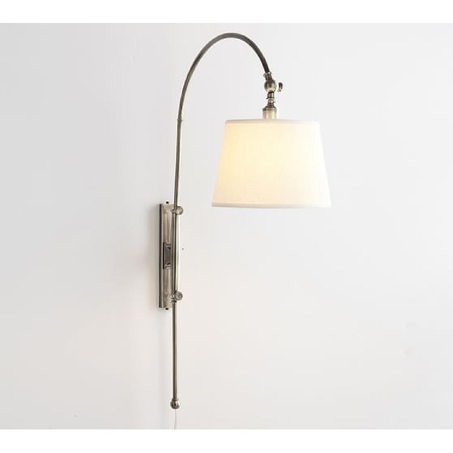 Pottery Barn Adjustable Arc Sconce - AptDeco