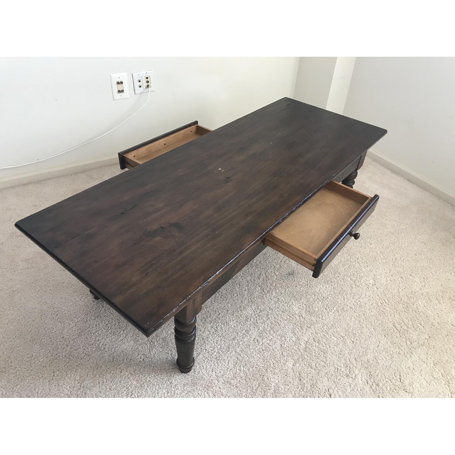 Pottery Barn Tivoli Rectangular Coffee Table - AptDeco