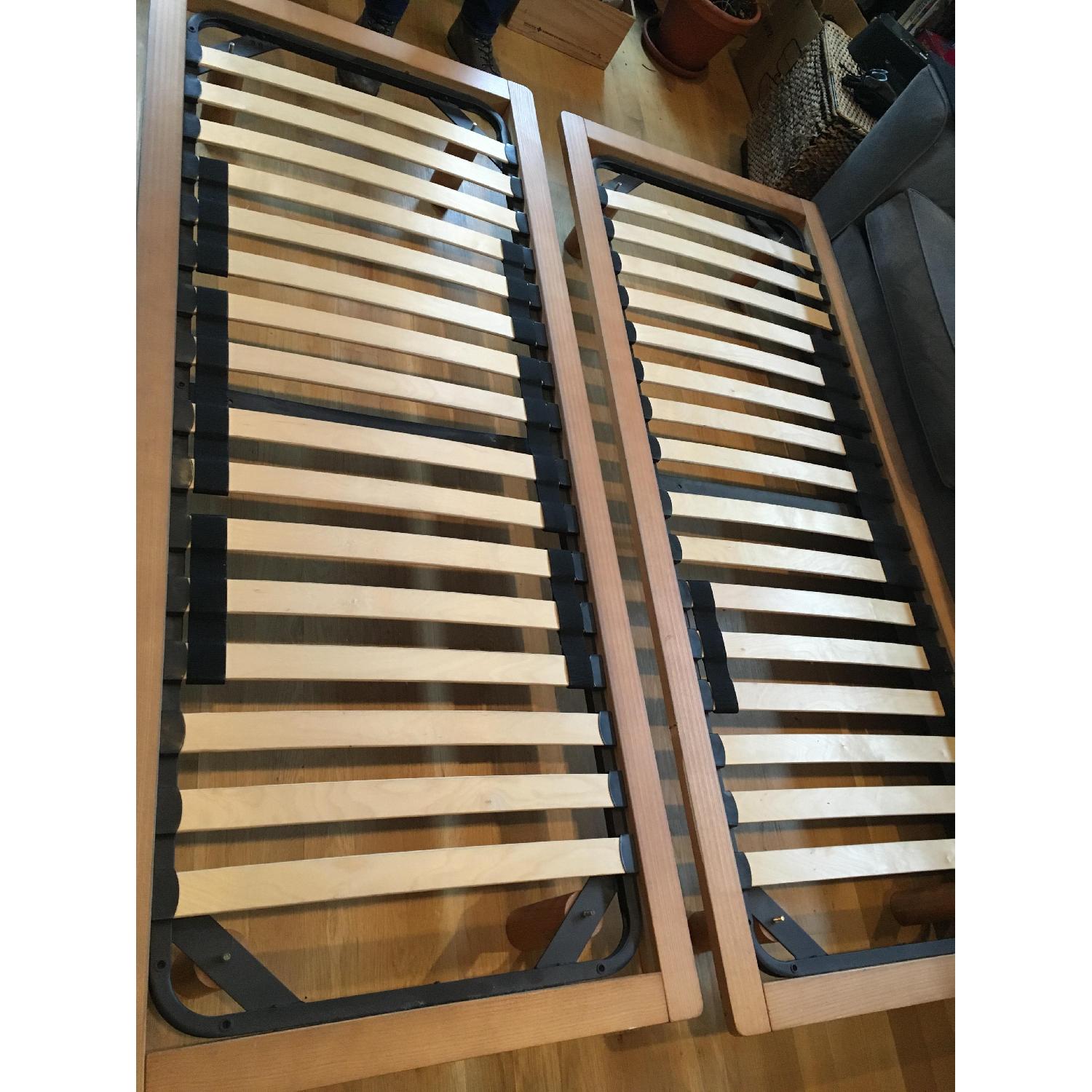 Muji Solid Oak Wood Bed Frame - AptDeco