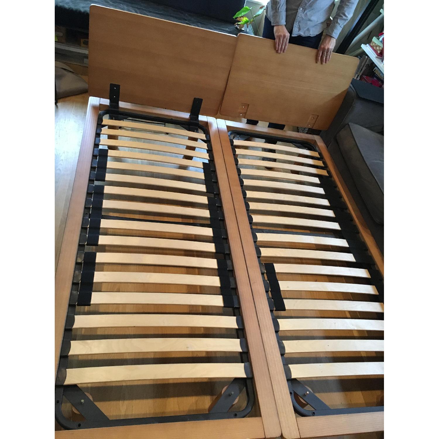 Muji Solid Oak Wood Bed Frame - AptDeco