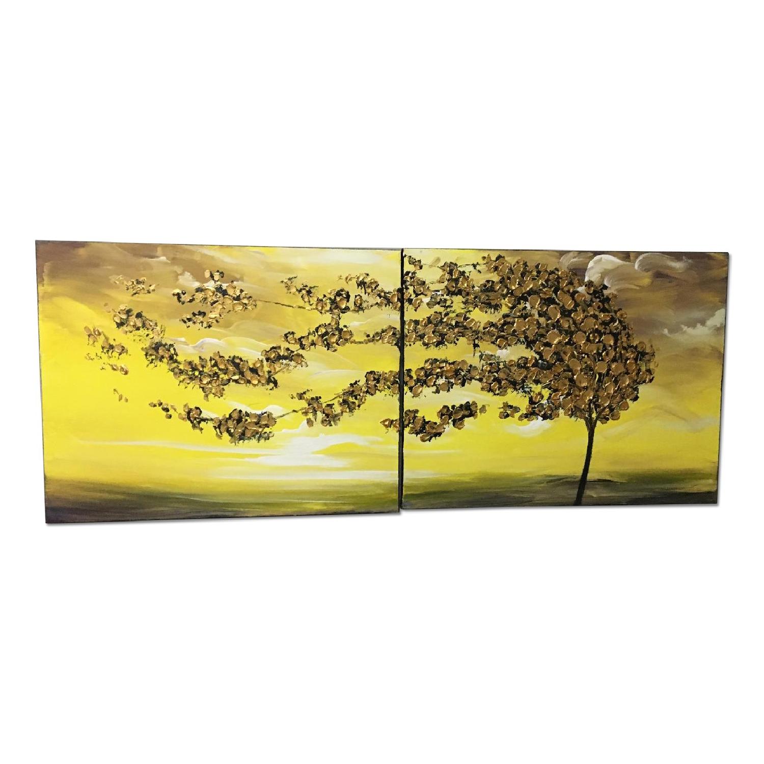 Panel Art Painting - AptDeco