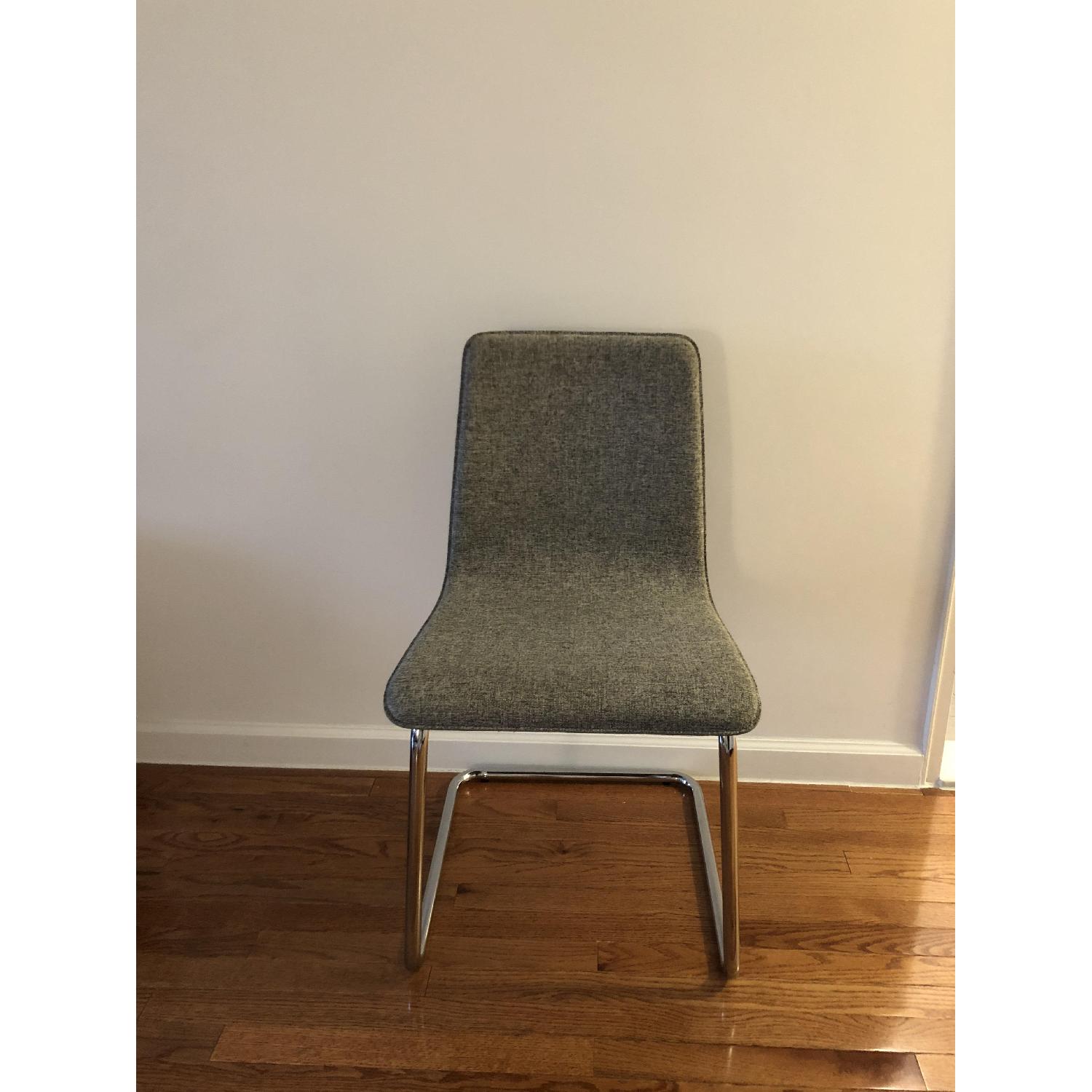CB2 Pony Tweed Chair - AptDeco