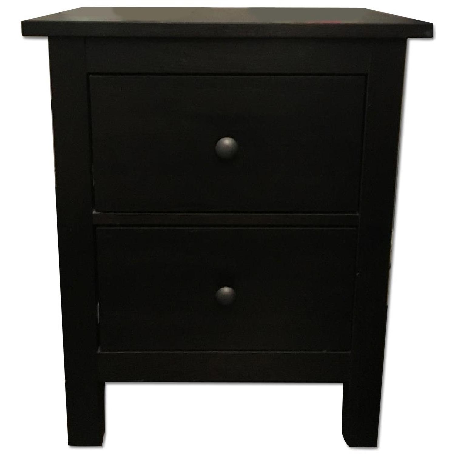 Ikea Hemnes 2 Drawer Nightstand - AptDeco