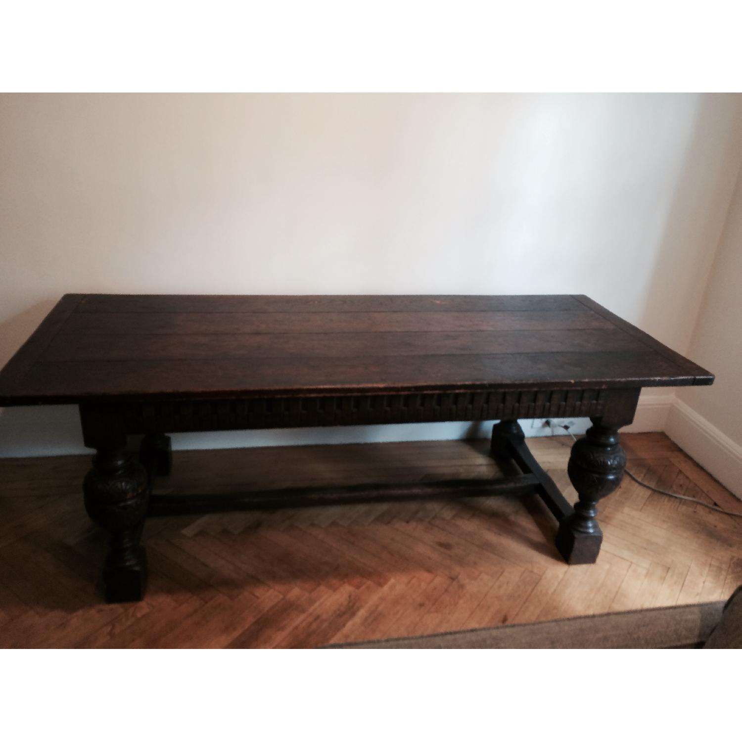 Vintage Tudor Table w/ 4 Chairs - AptDeco