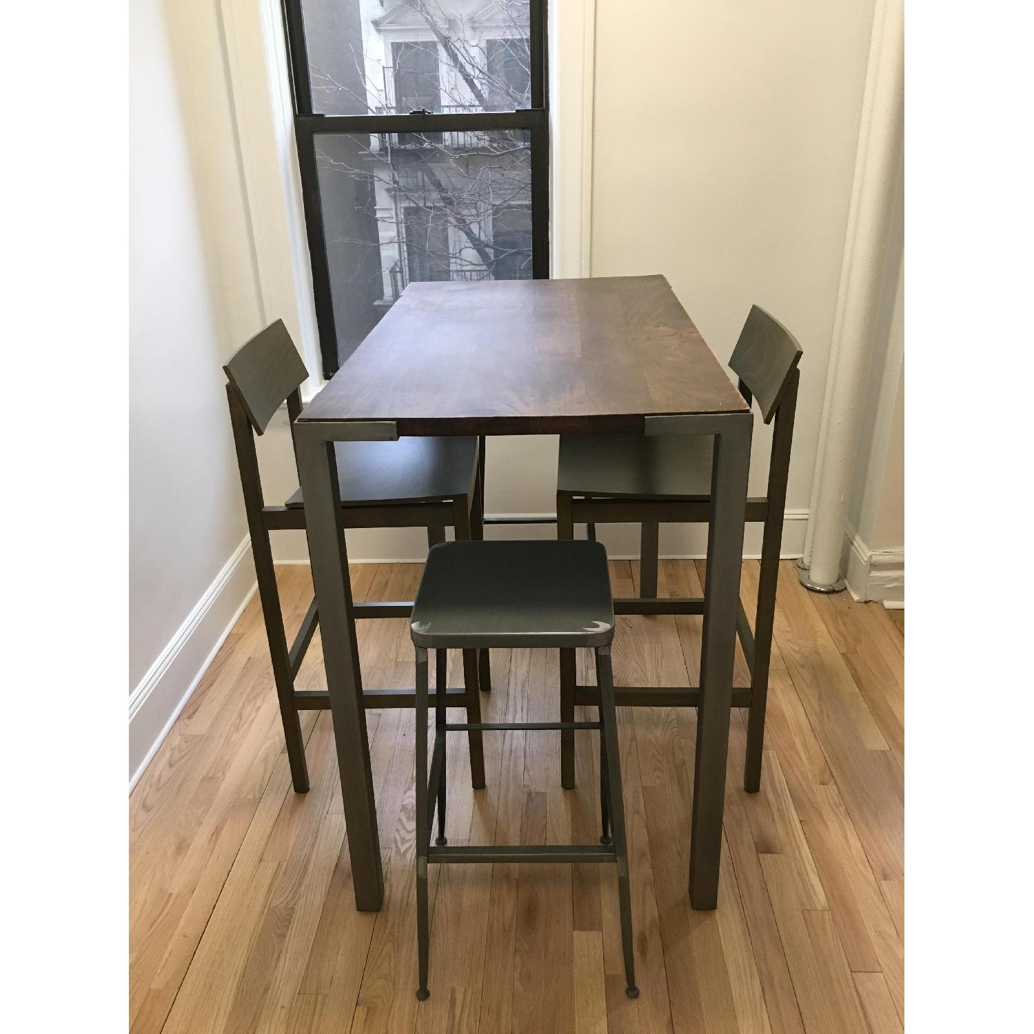 CB2 Bar Table w/ 4 Chairs - AptDeco