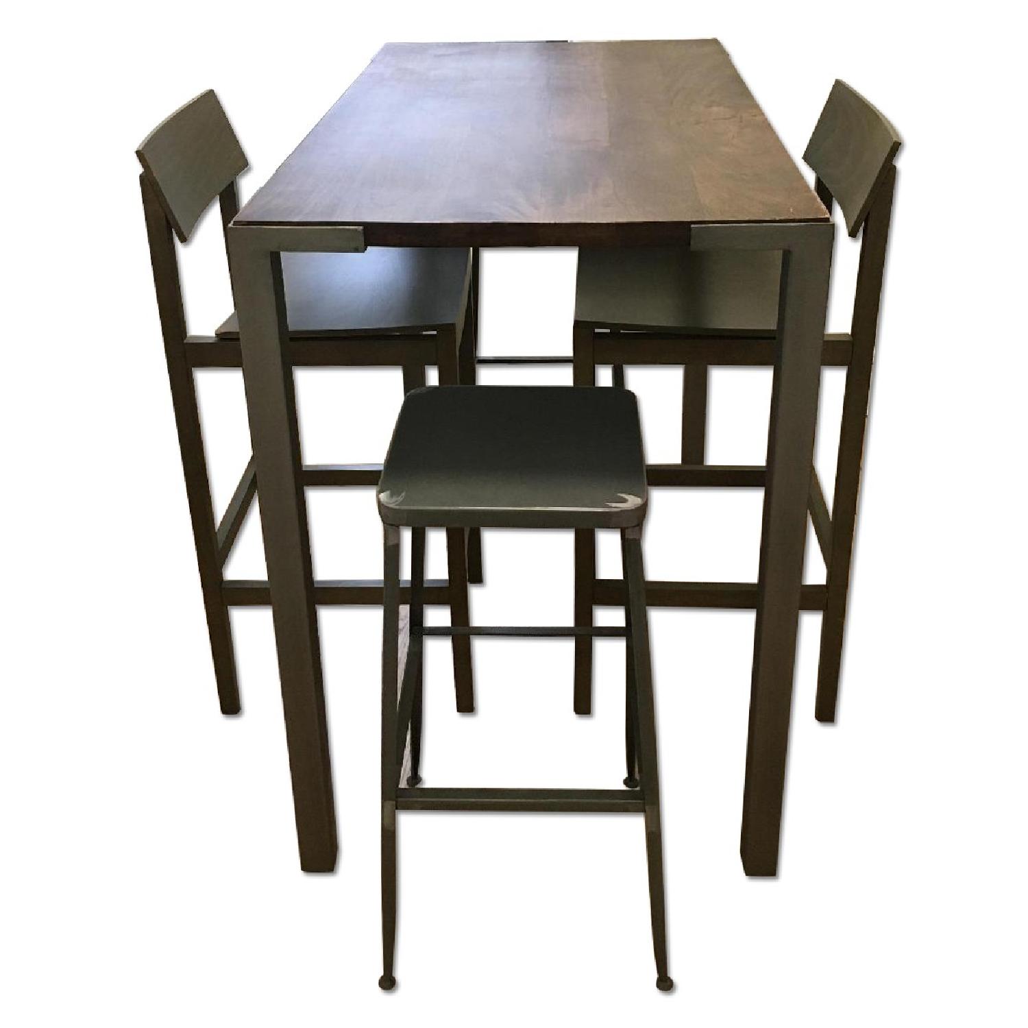 CB2 Bar Table w/ 4 Chairs - AptDeco