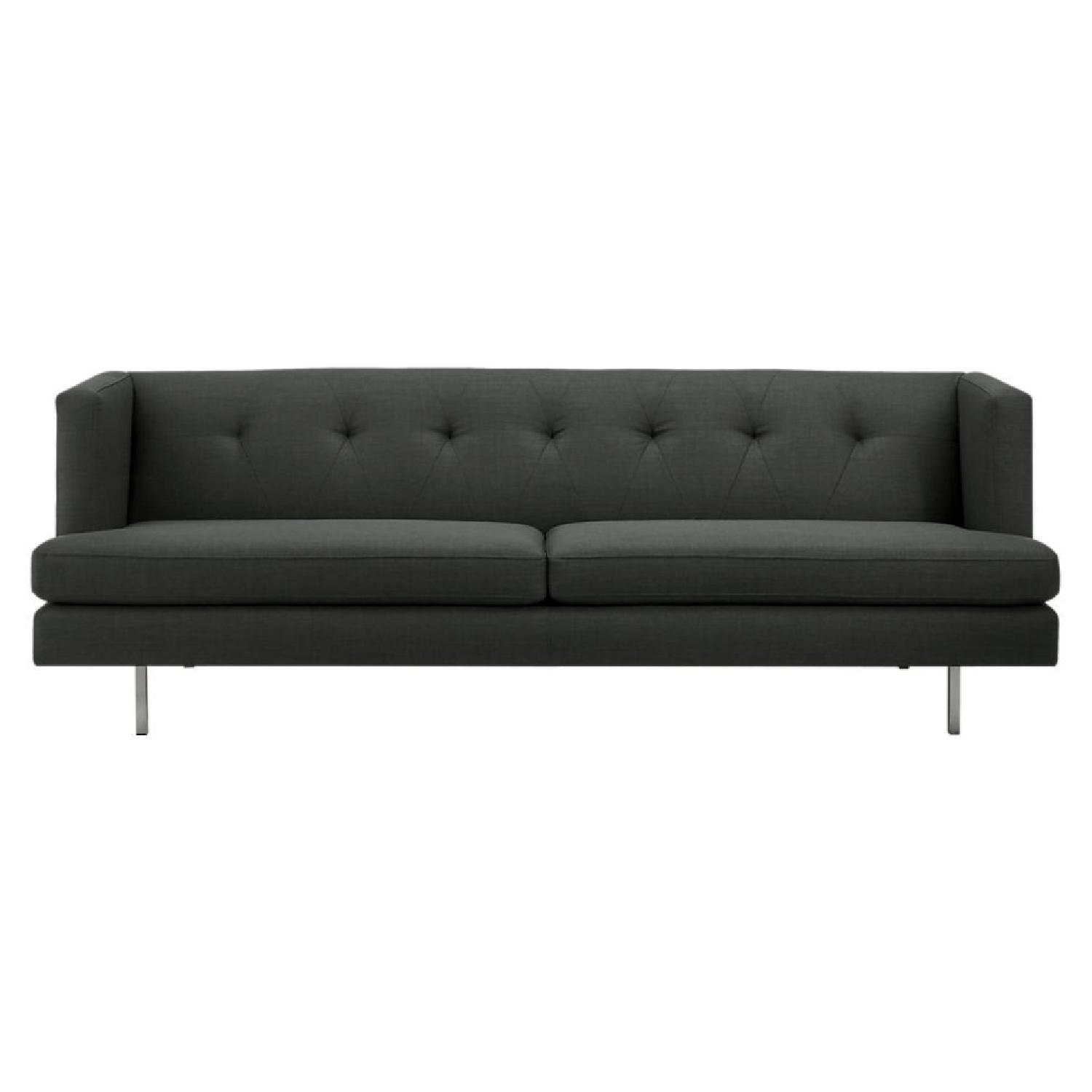 CB2 Avec Carbon Sofa - AptDeco