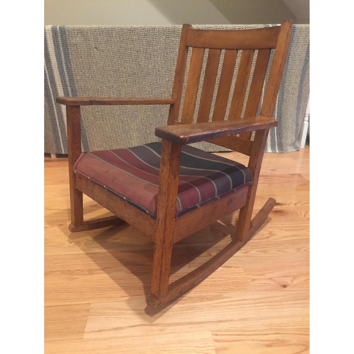 Antique Mission Oak Rocker - AptDeco