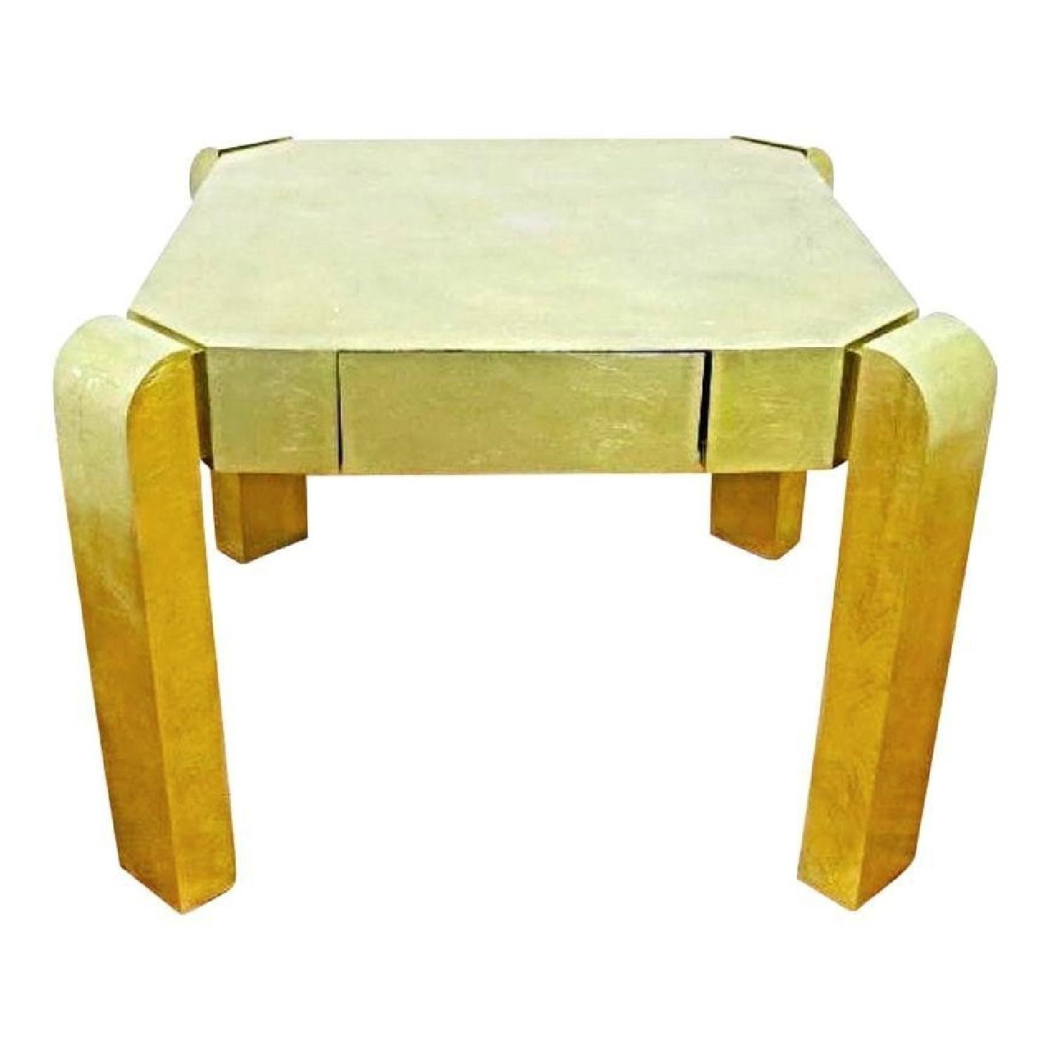 Karl Springer Mid Century Modern Game Coffee Table - AptDeco