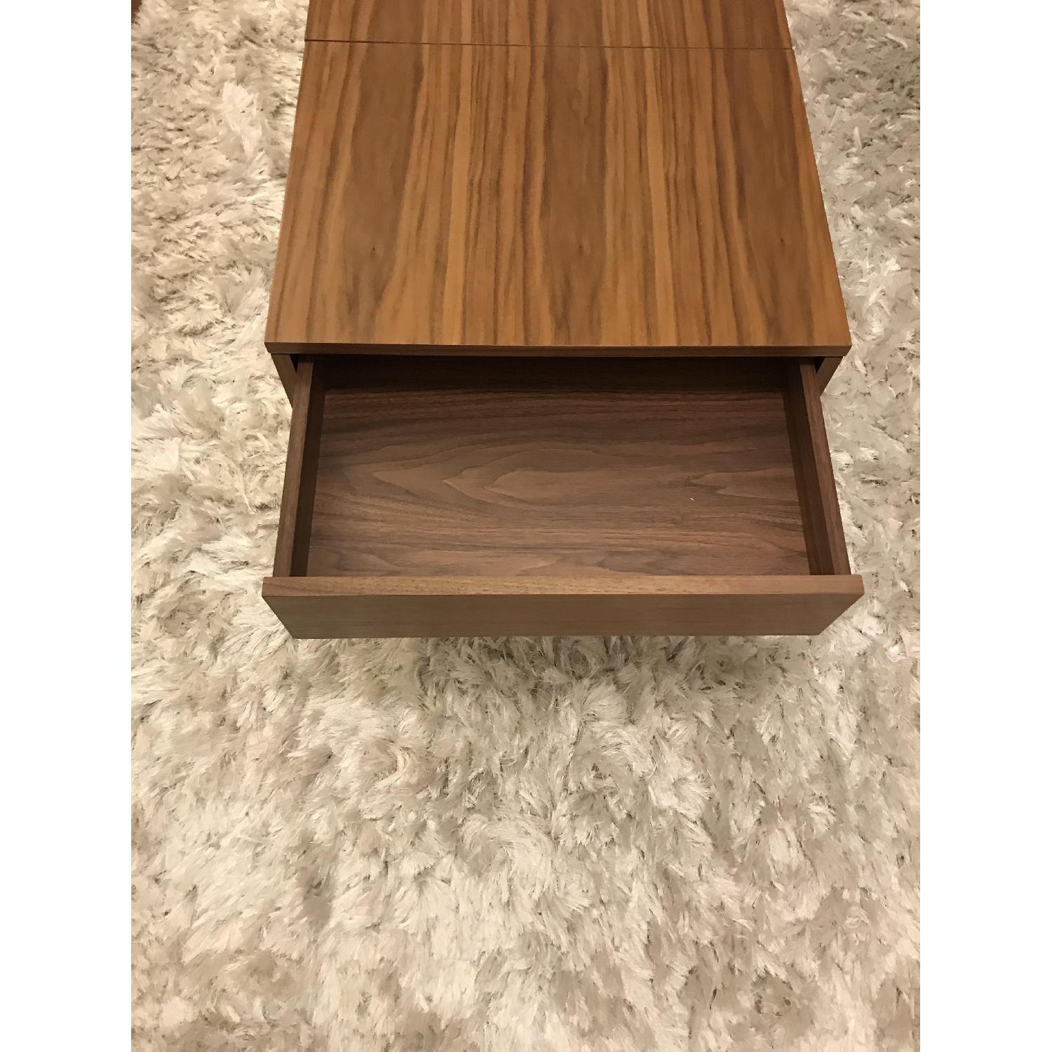 Modani Lubeck Contemporary Coffee Table in Walnut - AptDeco
